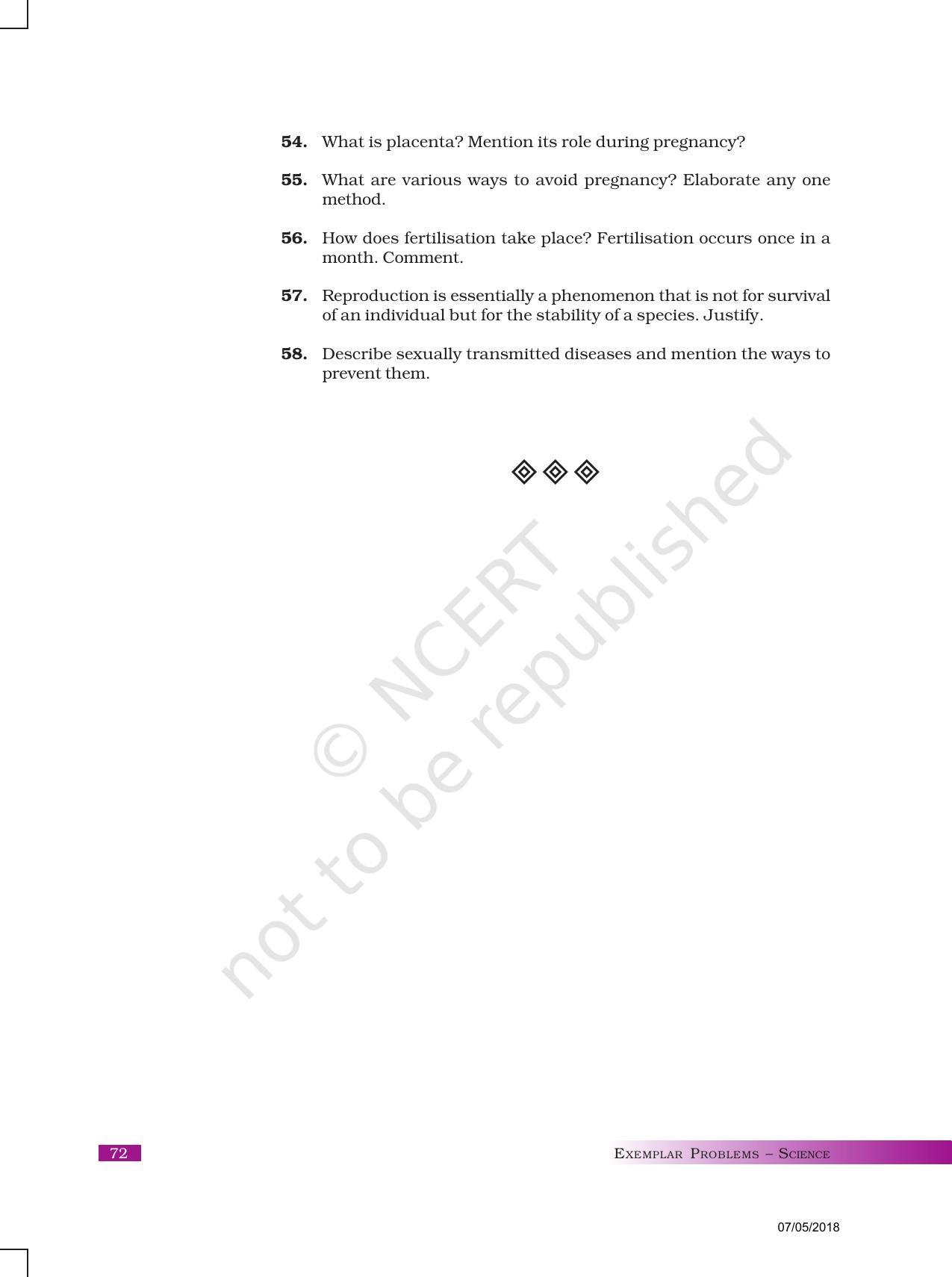 NCERT Exemplar Book for Class 10 Science Chapter 8 How do Organisms ...