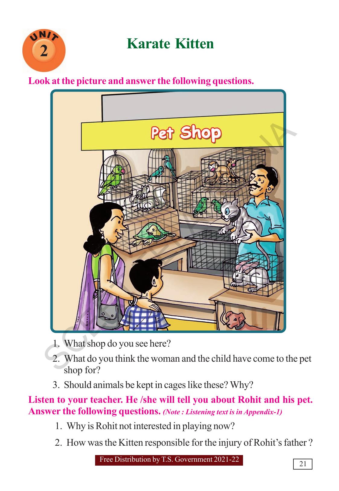 TS SCERT Class 5 English(English Medium) Text Book - IndCareer Docs