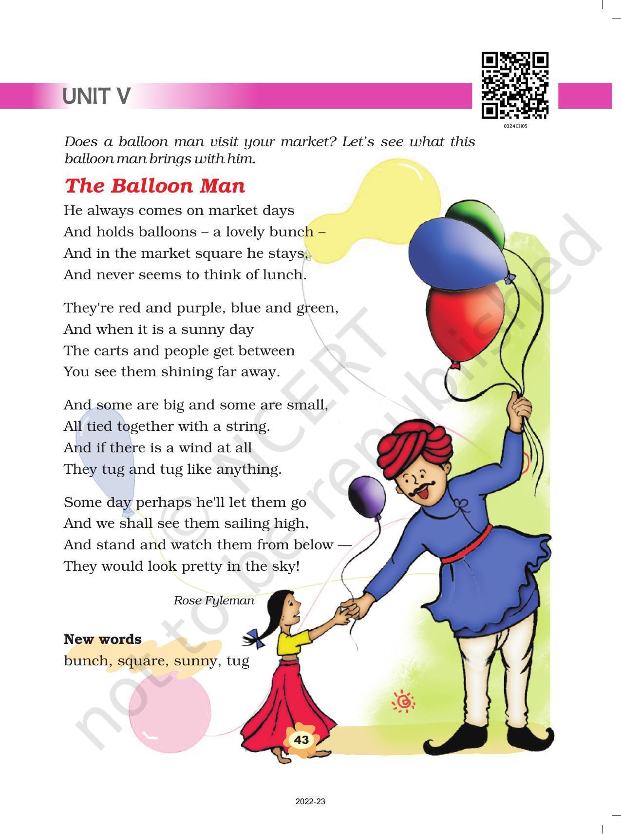 NCERT Book for Class 3 English: Unit V.2-The Yellow Butterfly ...