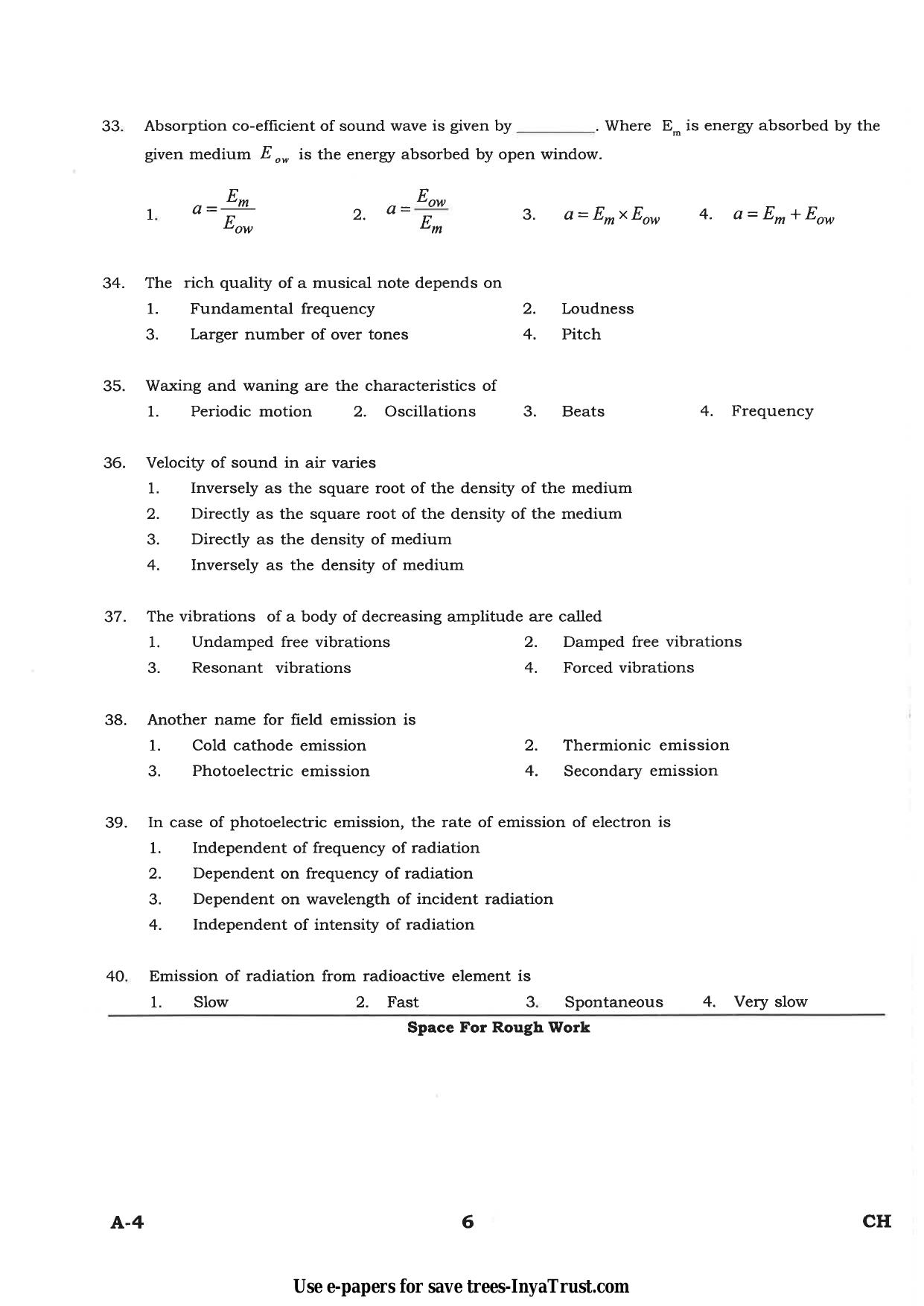 Karnataka Diploma CET- 2015 Chemical Engineering / Polymer Technology ...