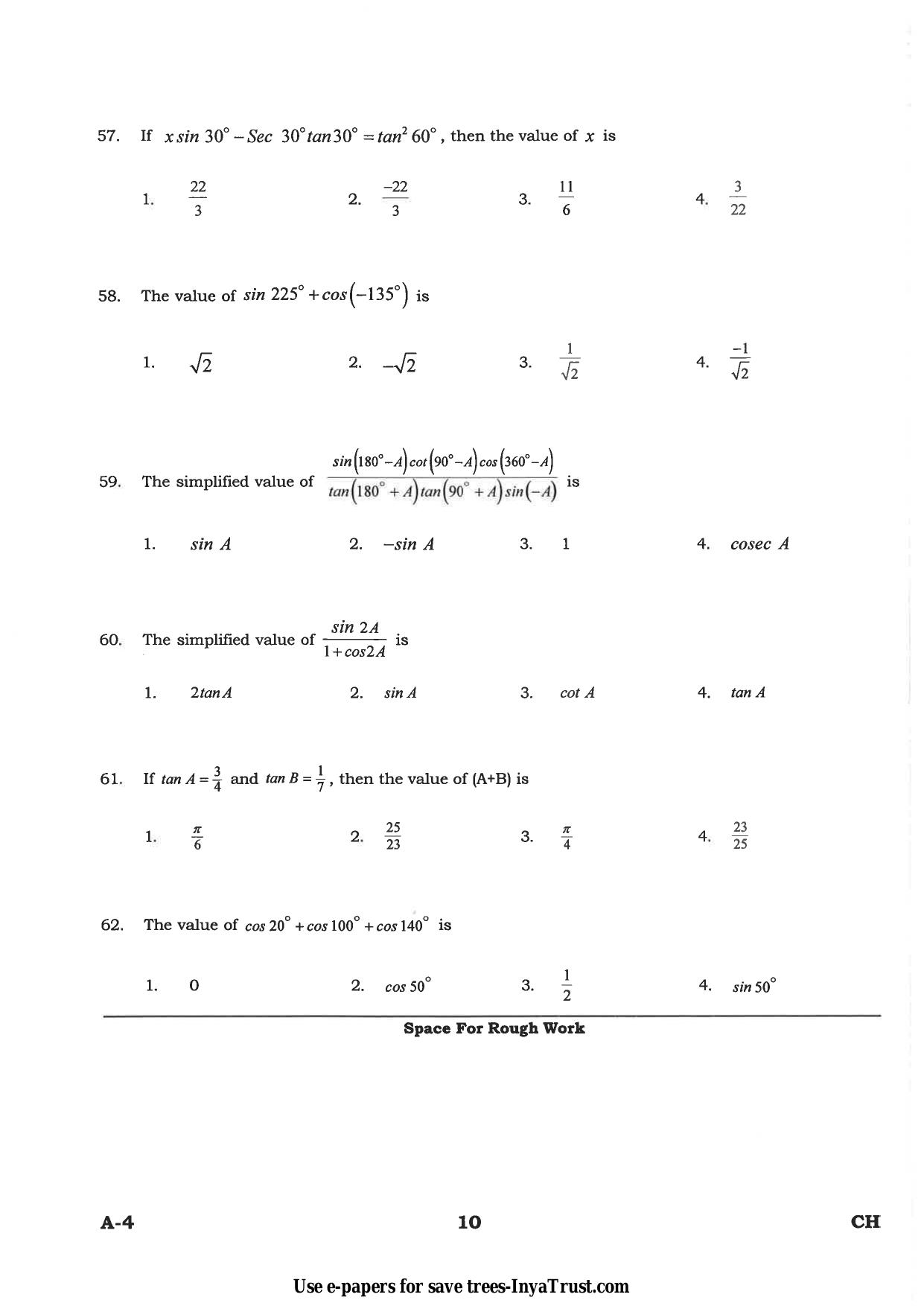Karnataka Diploma CET- 2015 Chemical Engineering / Polymer Technology ...