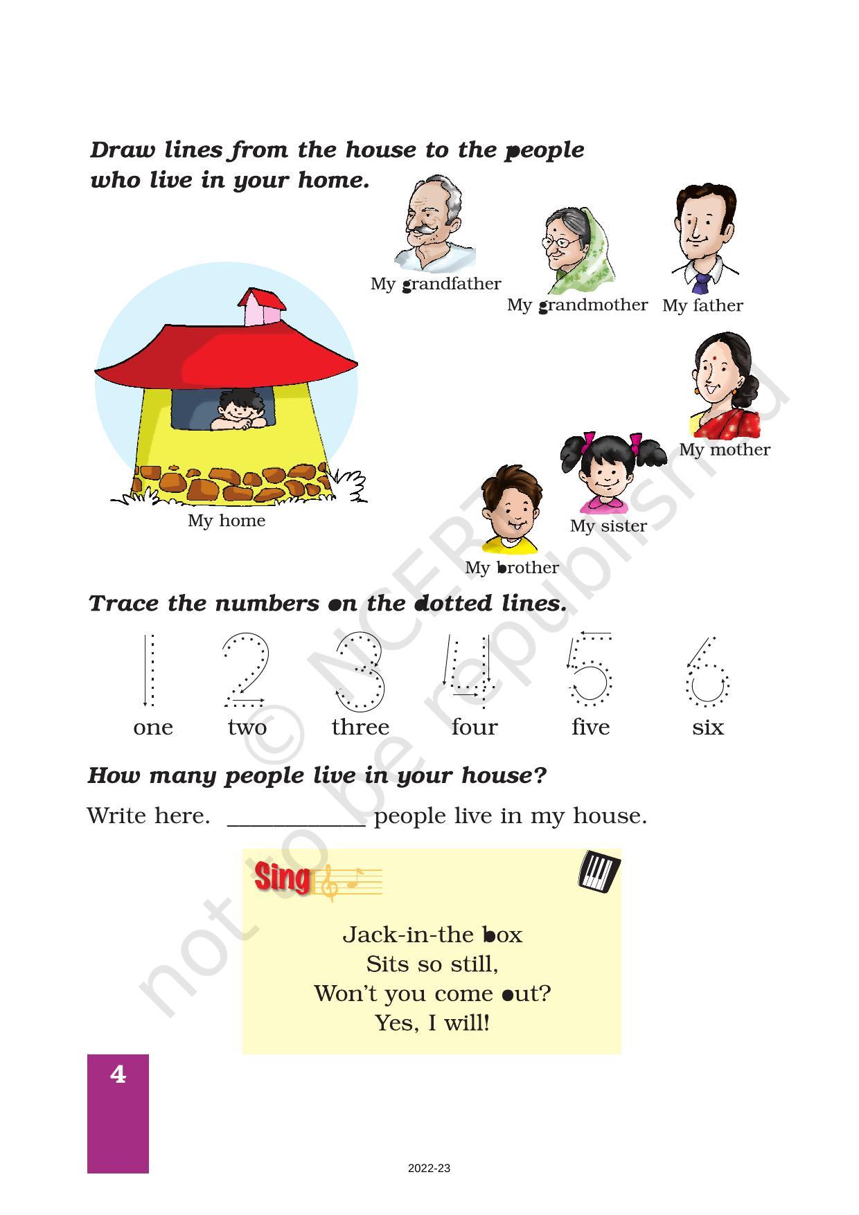 NCERT Book for Class 1 English (Marigold): Unit 2- The Bubble, the ...