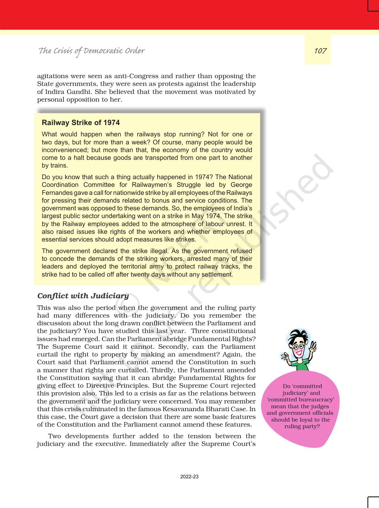 NCERT Book for Class 12 Political Science (Politics In India Since ...