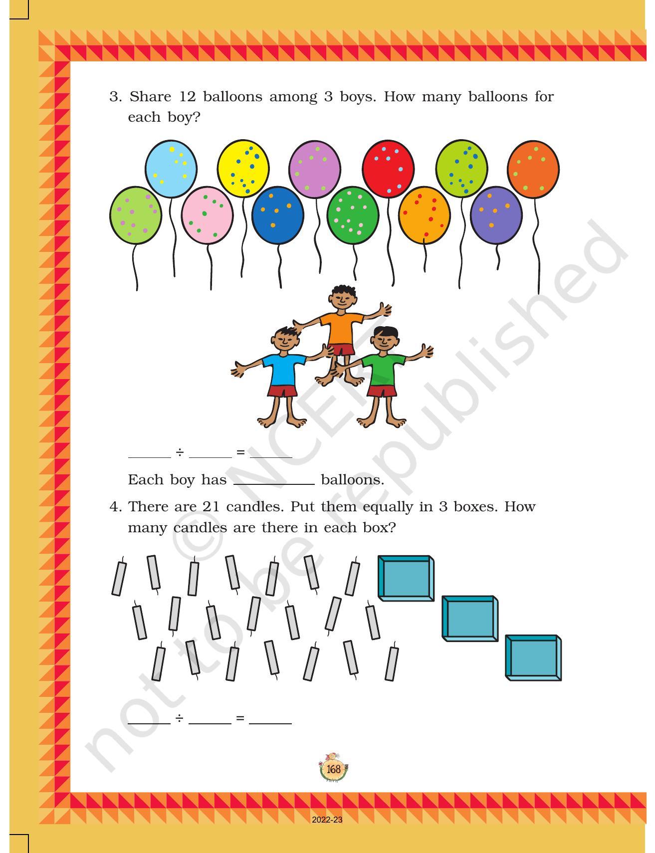 NCERT Book for Class 3 Maths Chapter 12-Can we Share? - IndCareer Schools