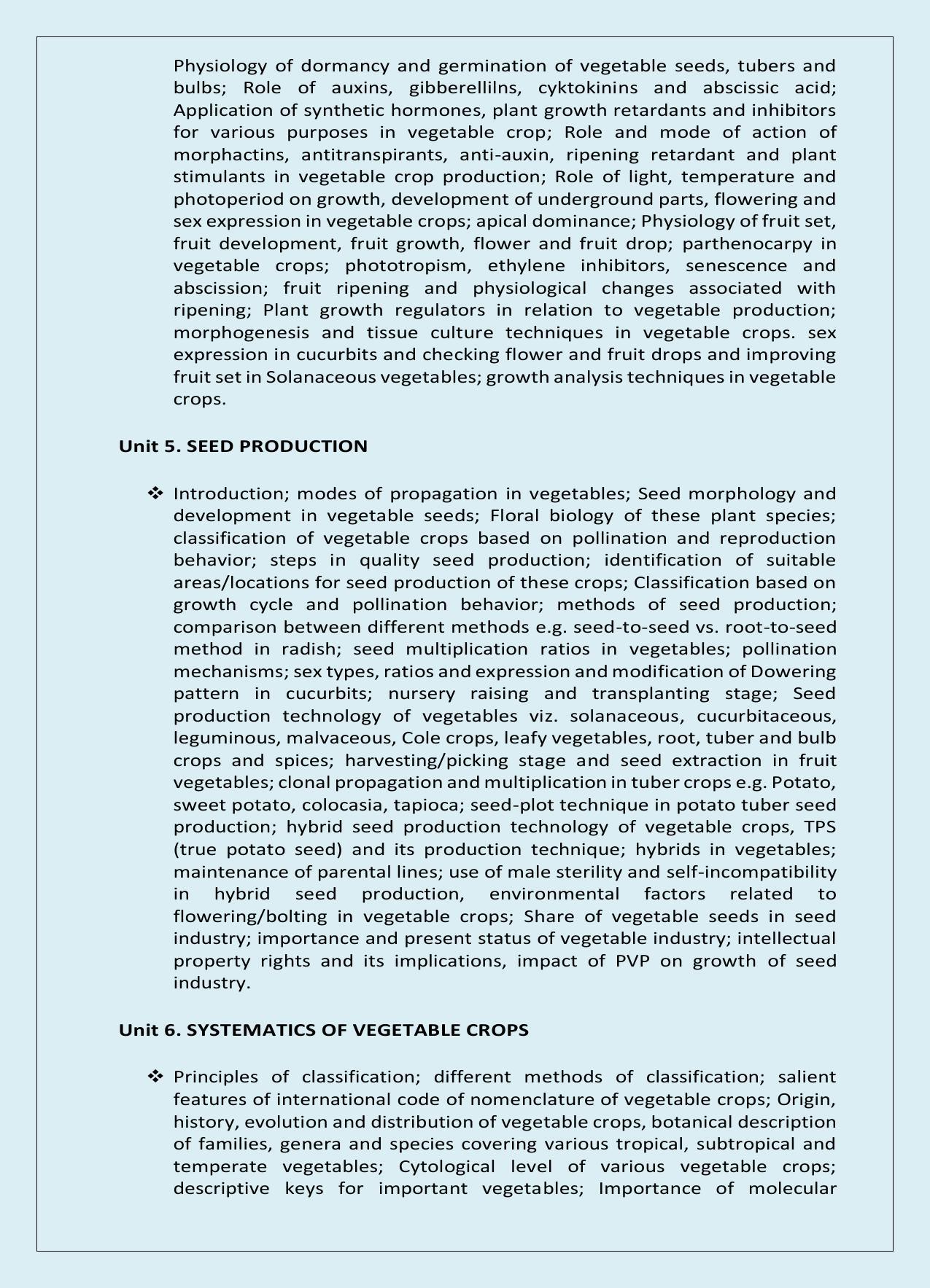 NTA PhD Entrance Exam Horticulture Syllabus IndCareer Docs NTA PhD Entrance Exam Horticulture Syllabus IndCareer Docs
