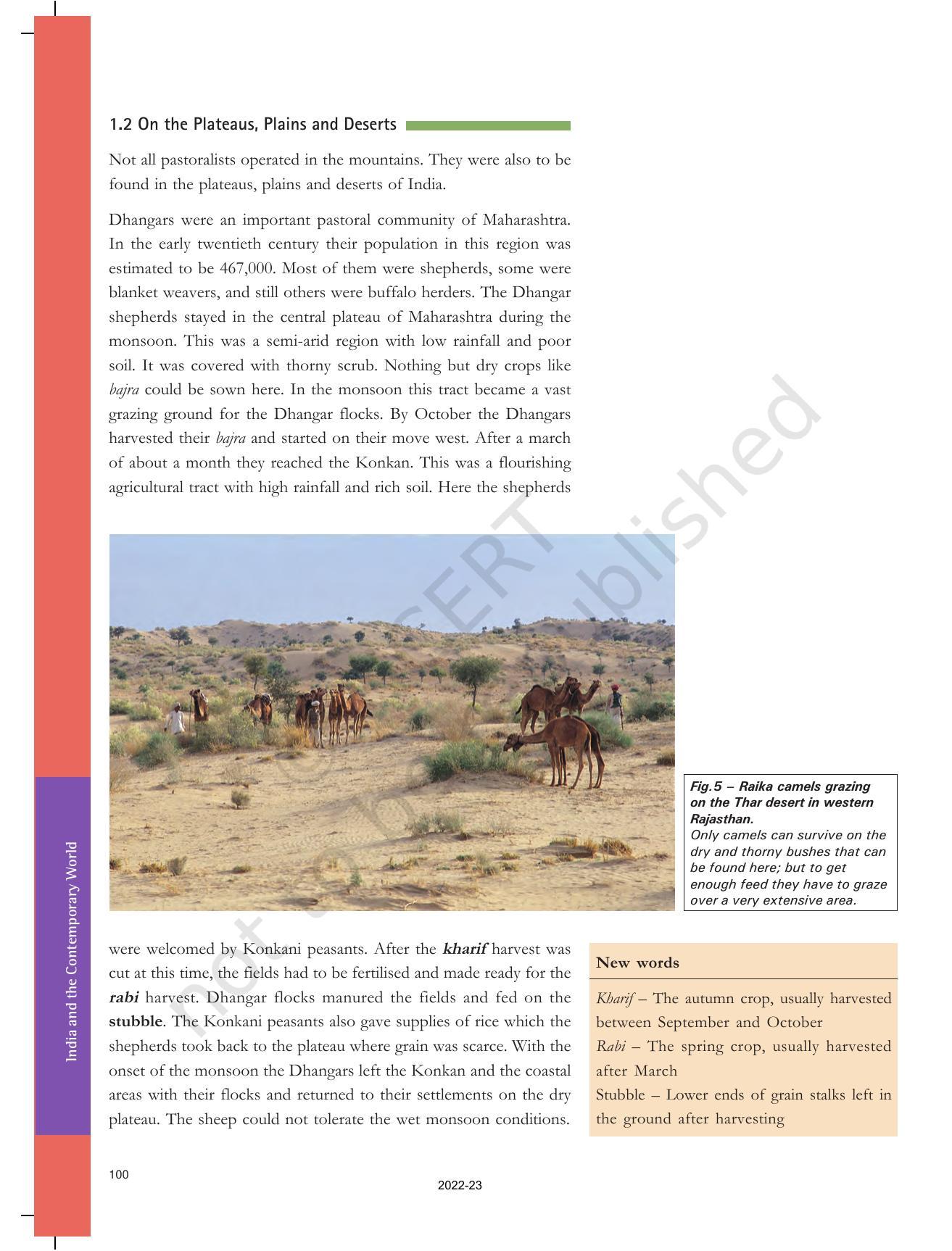 NCERT Book for Class 9 History Chapter 5 Pastoralists
