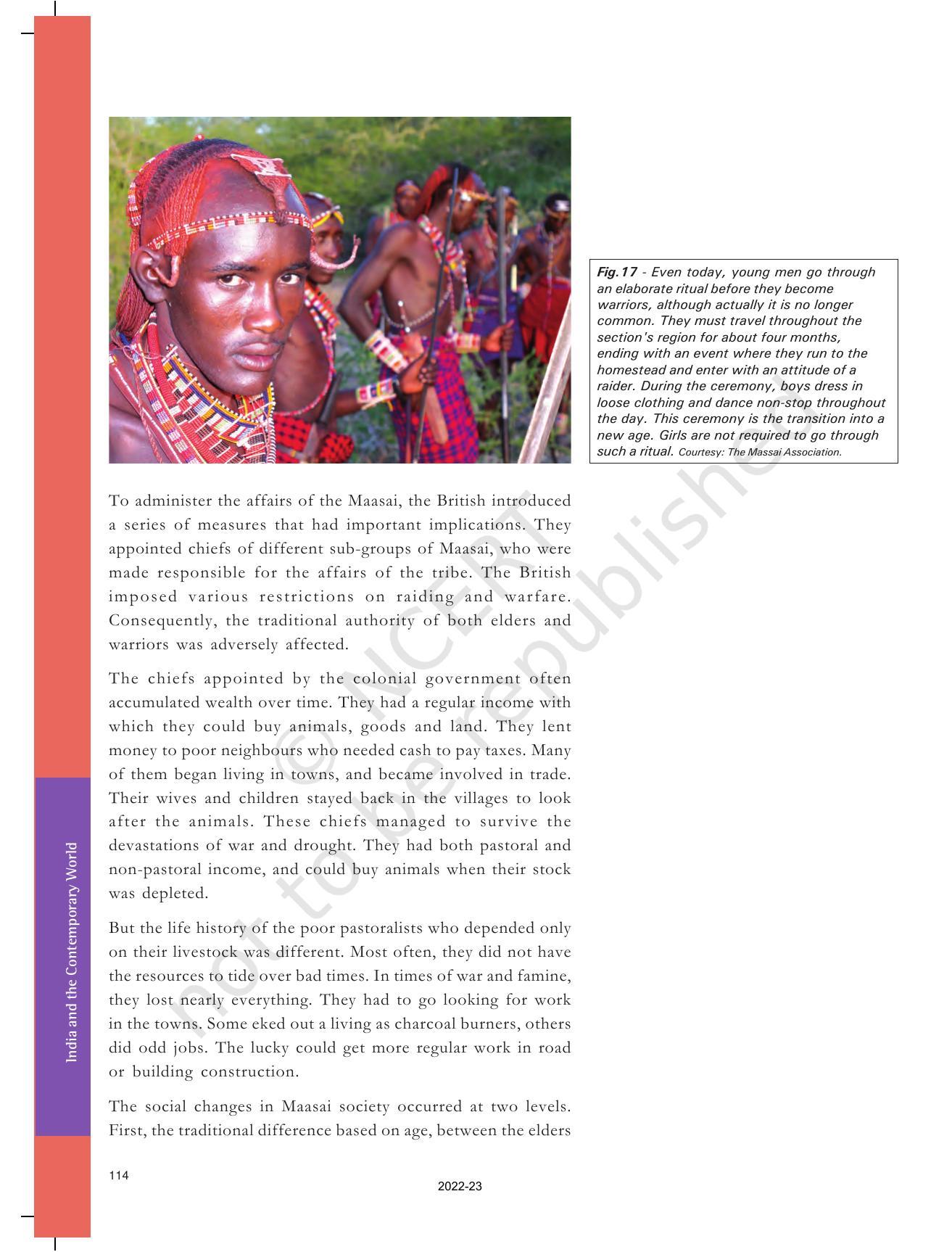 NCERT Book for Class 9 History Chapter 5 Pastoralists