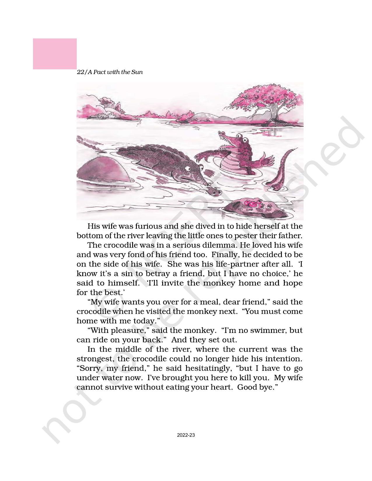 NCERT Book for Class 6 English(A Pact with the Sun) : Chapter 6-The ...
