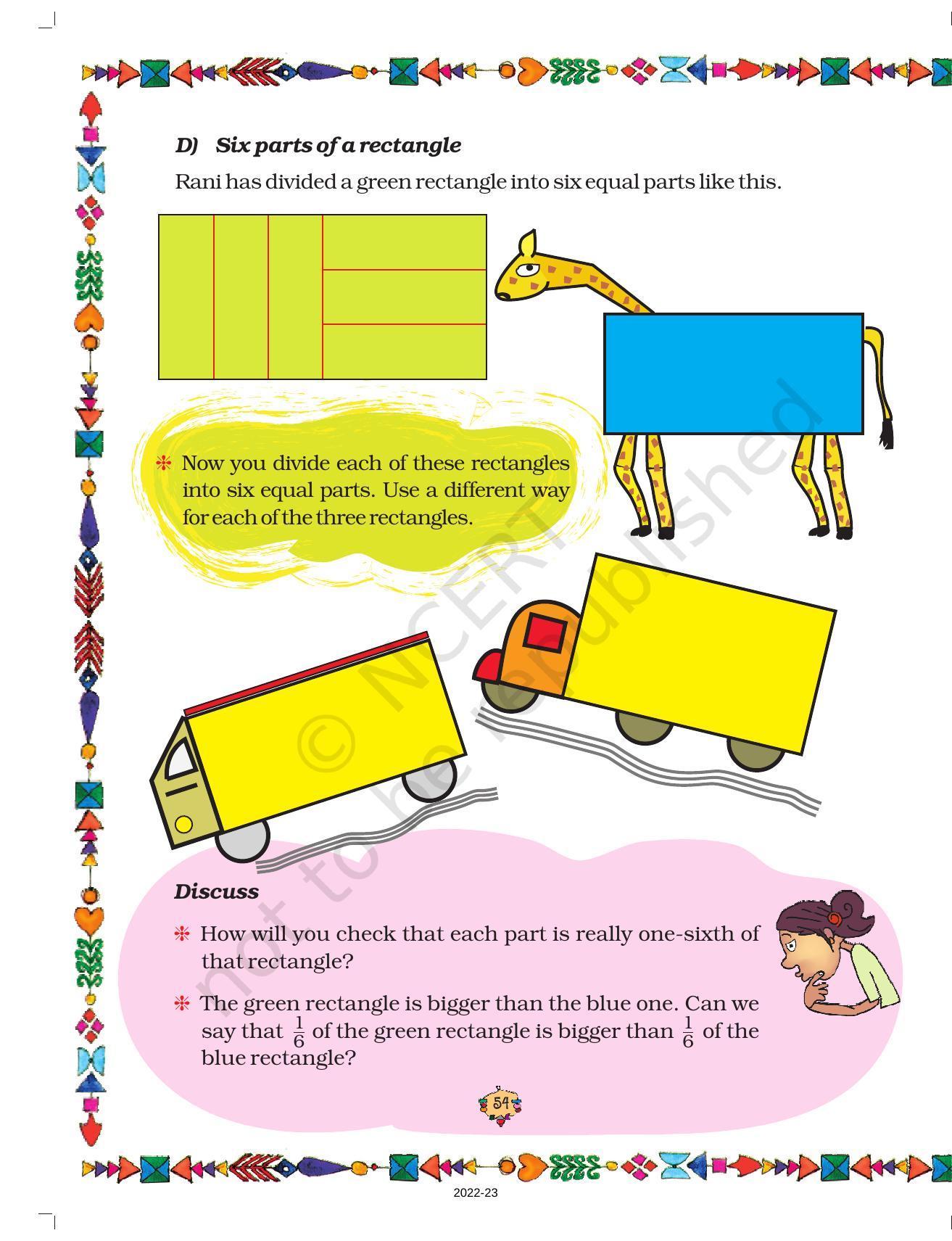 Ncert Book For Class 5 Maths Chapter 4 Parts And Wholes Indcareer Schools
