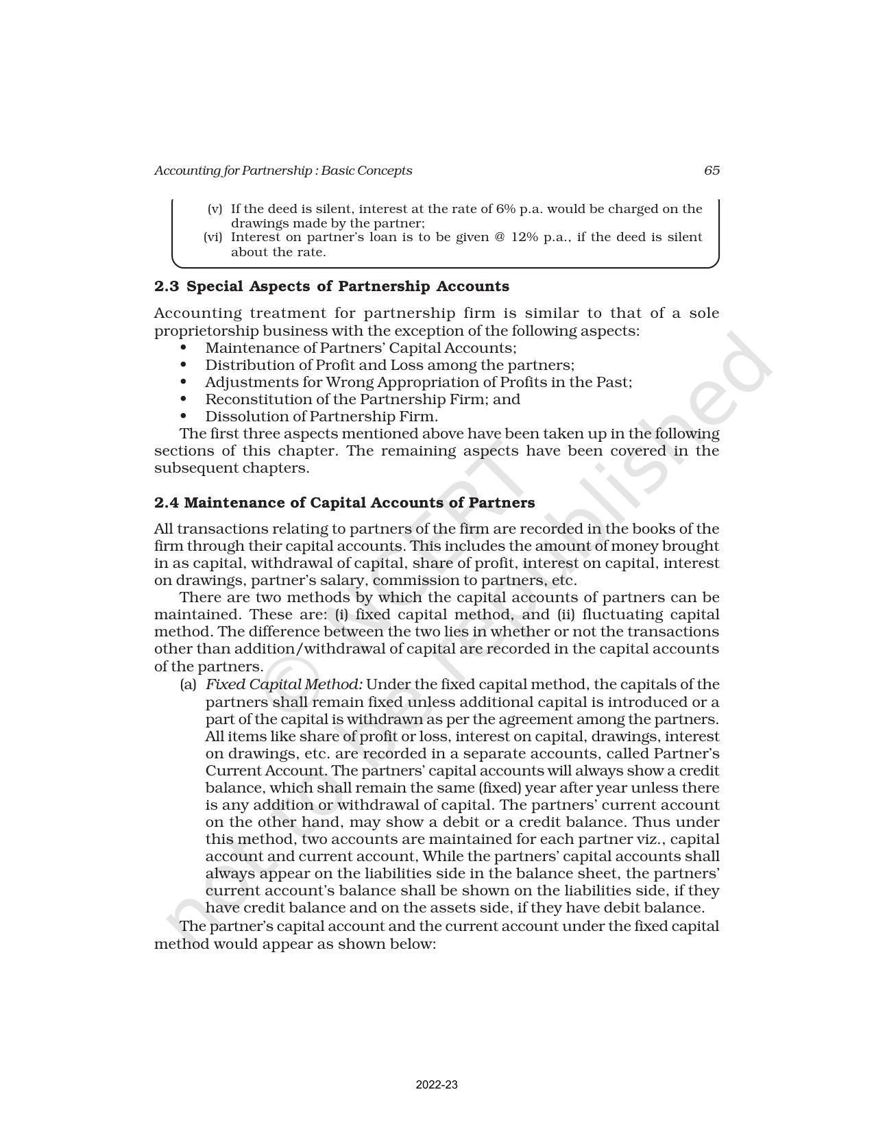 NCERT Book for Class 12 Accountancy Part I Chapter 1