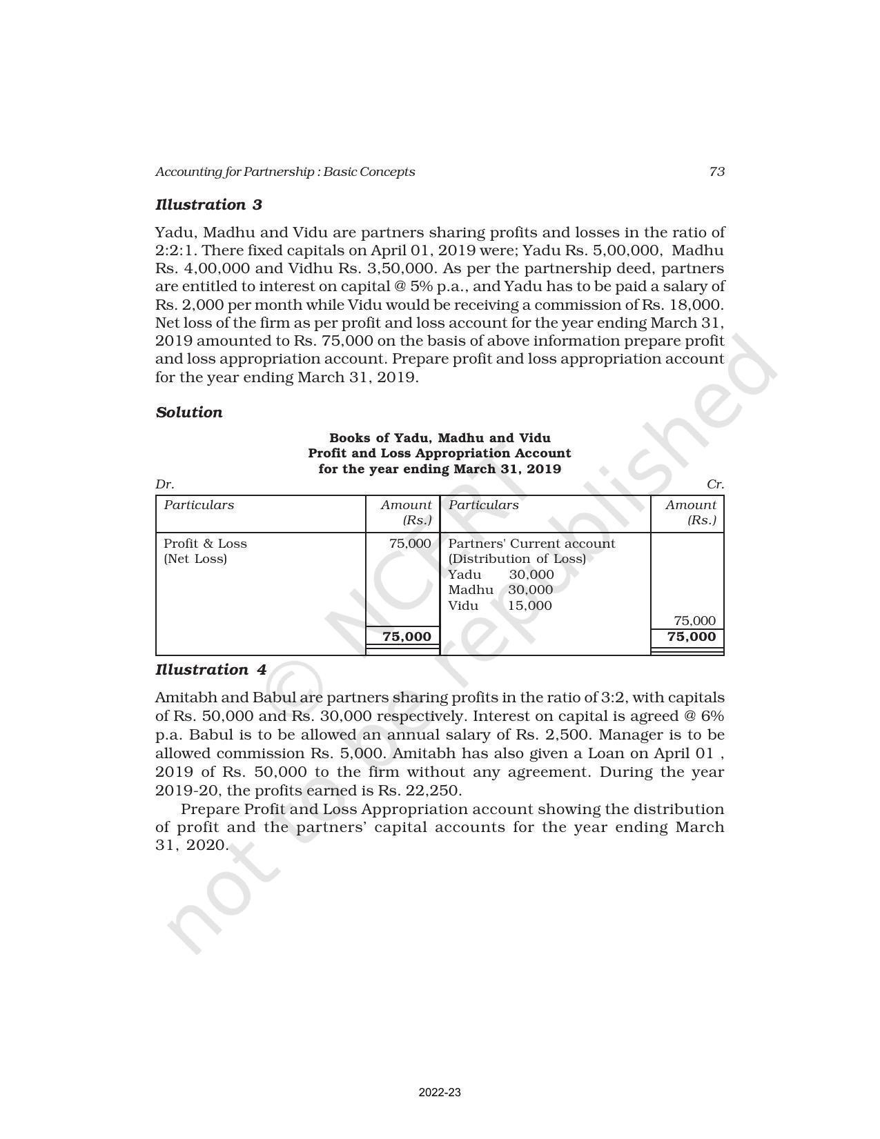 NCERT Book for Class 12 Accountancy Part I Chapter 1