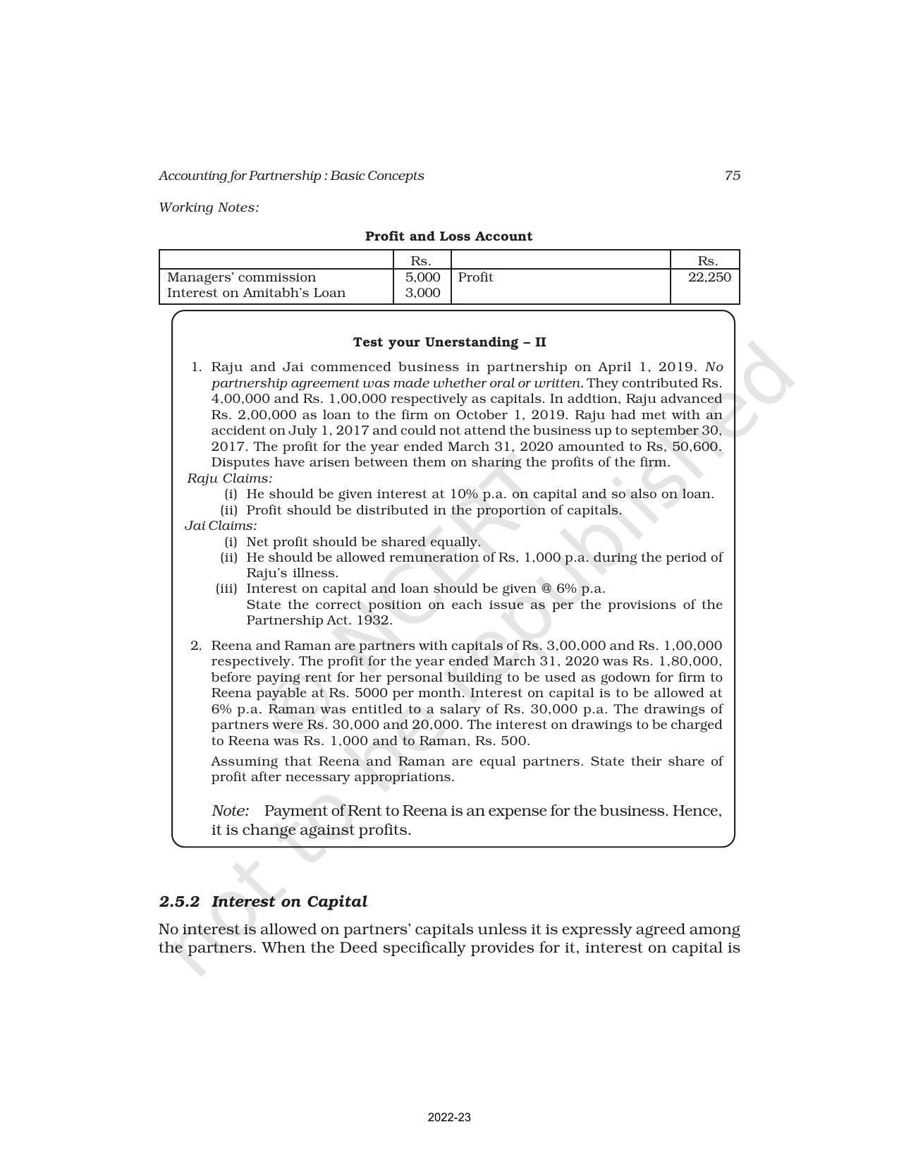 NCERT Book for Class 12 Accountancy Part I Chapter 1