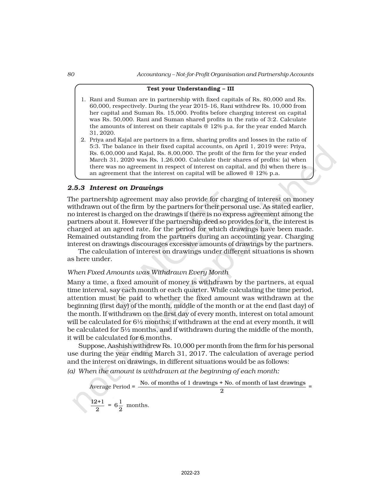 NCERT Book for Class 12 Accountancy Part I Chapter 1