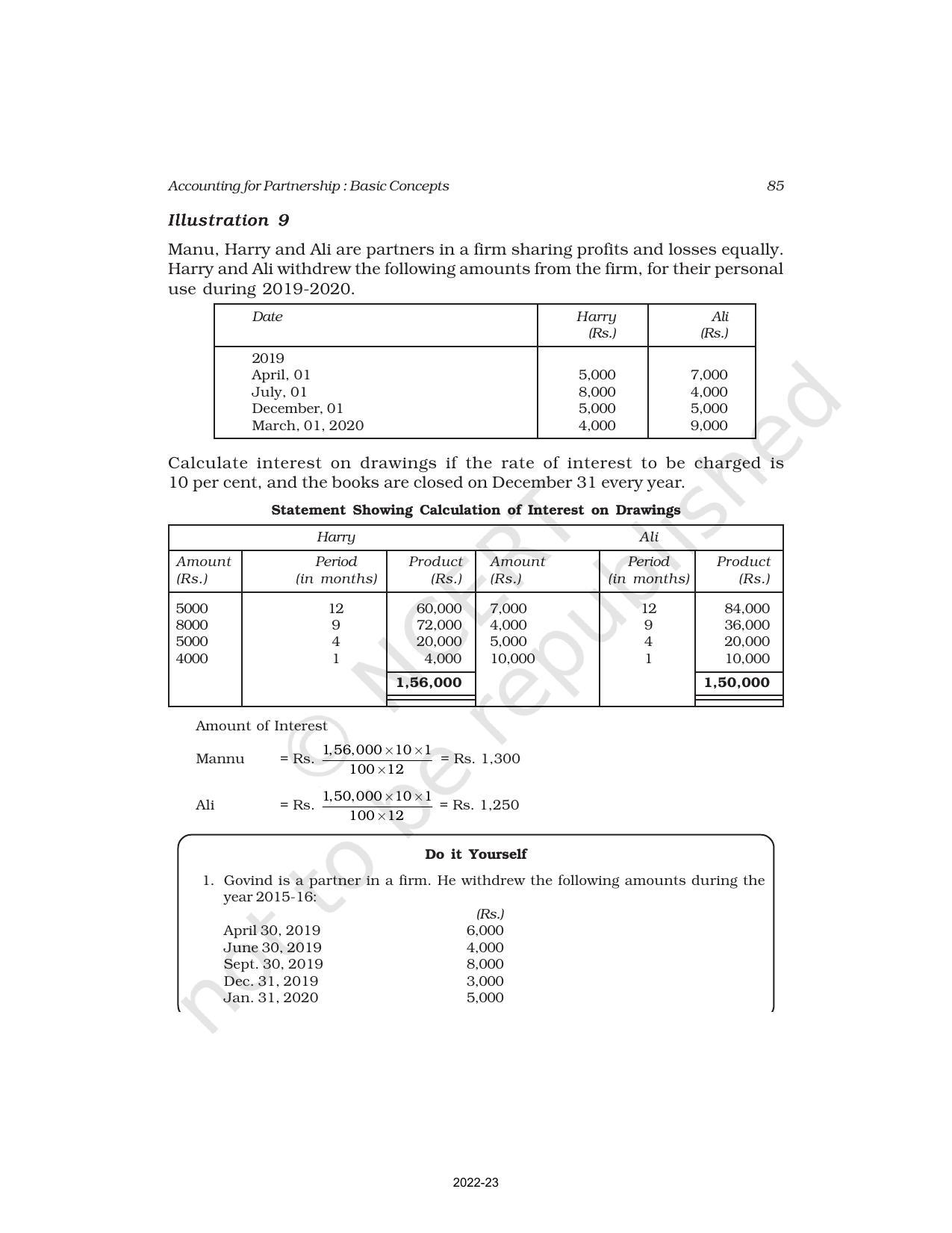 NCERT Book for Class 12 Accountancy Part I Chapter 1