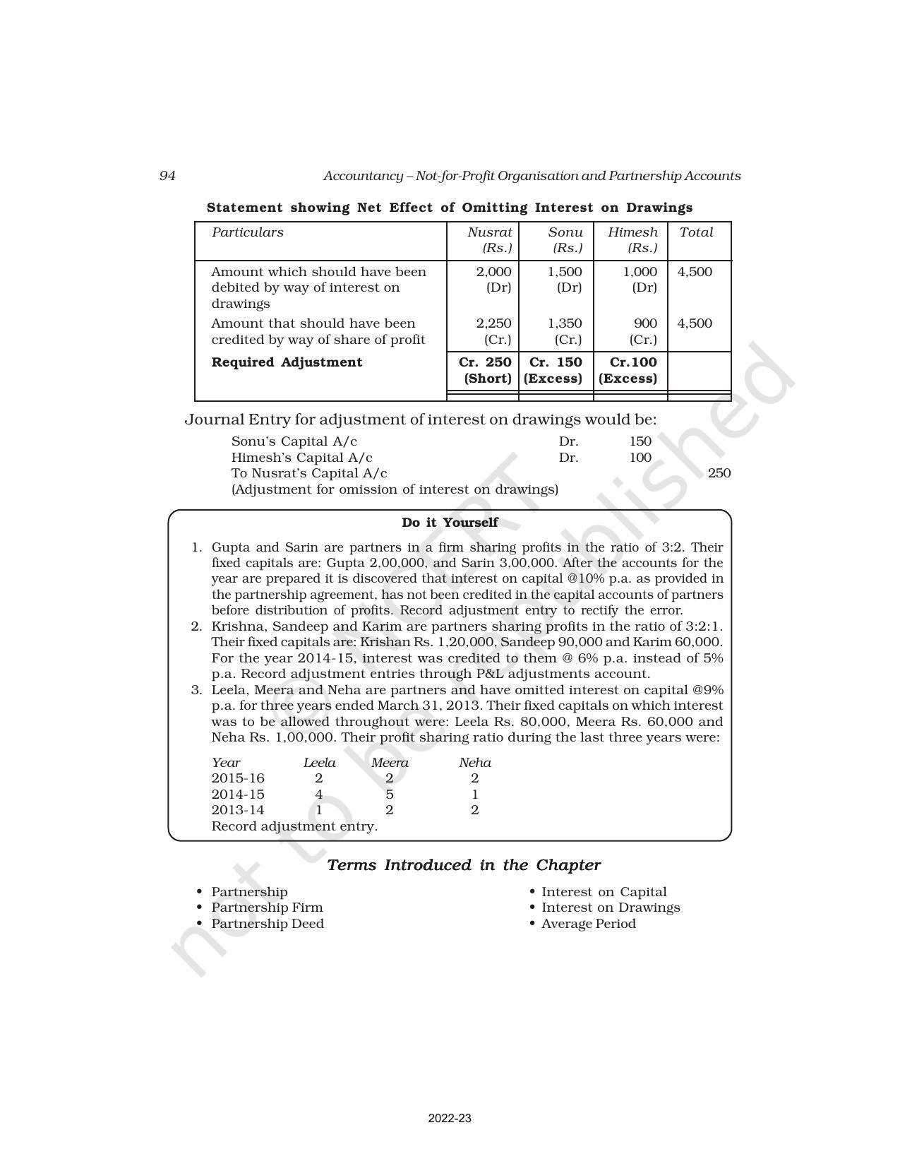 NCERT Book for Class 12 Accountancy Part I Chapter 1