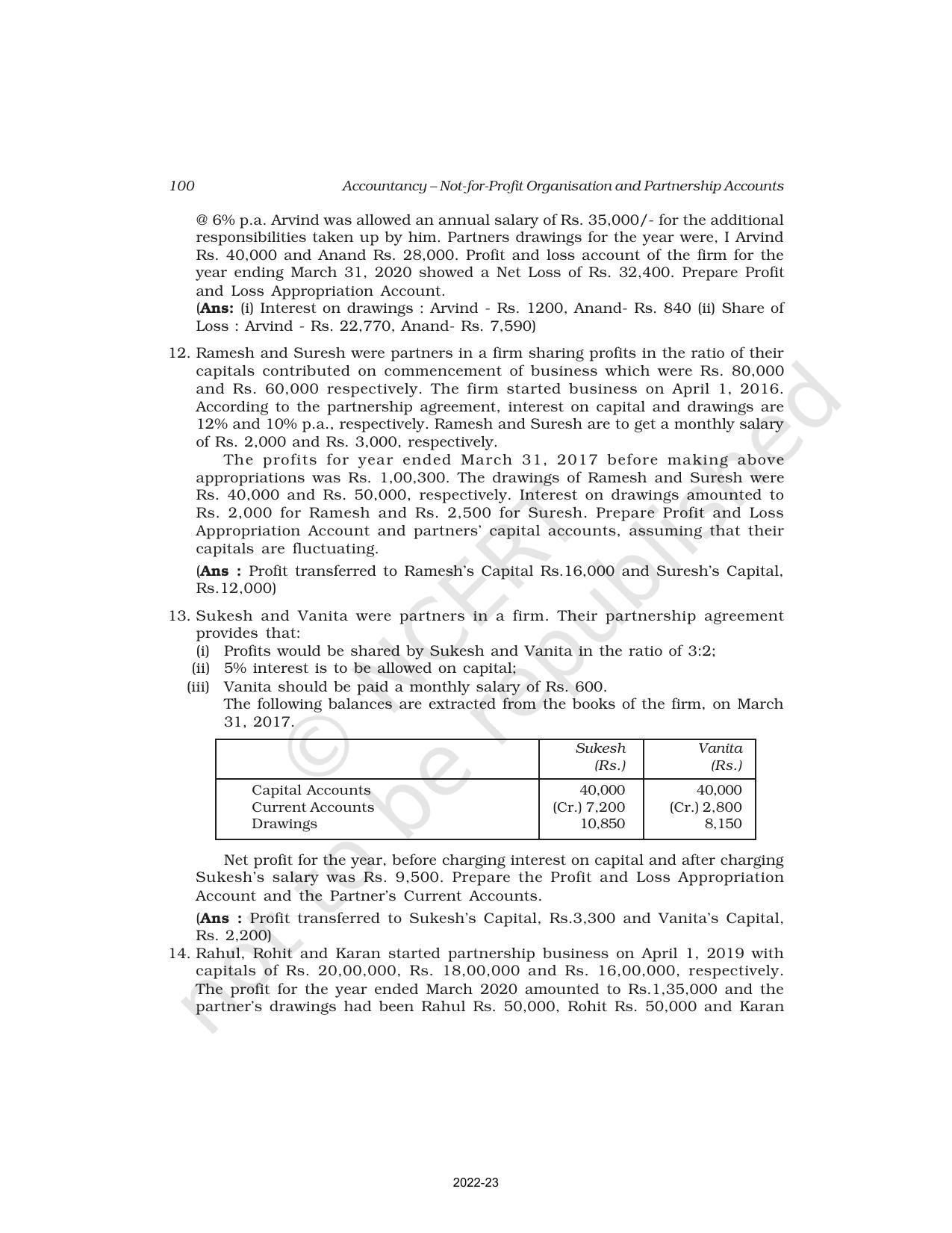 NCERT Book for Class 12 Accountancy Part I Chapter 1