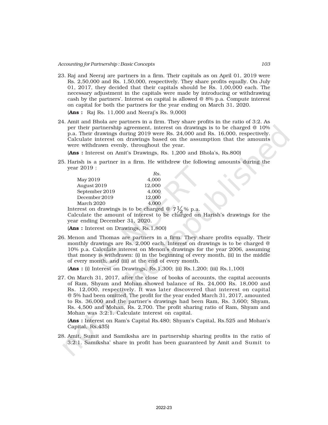 NCERT Book for Class 12 Accountancy Part I Chapter 1