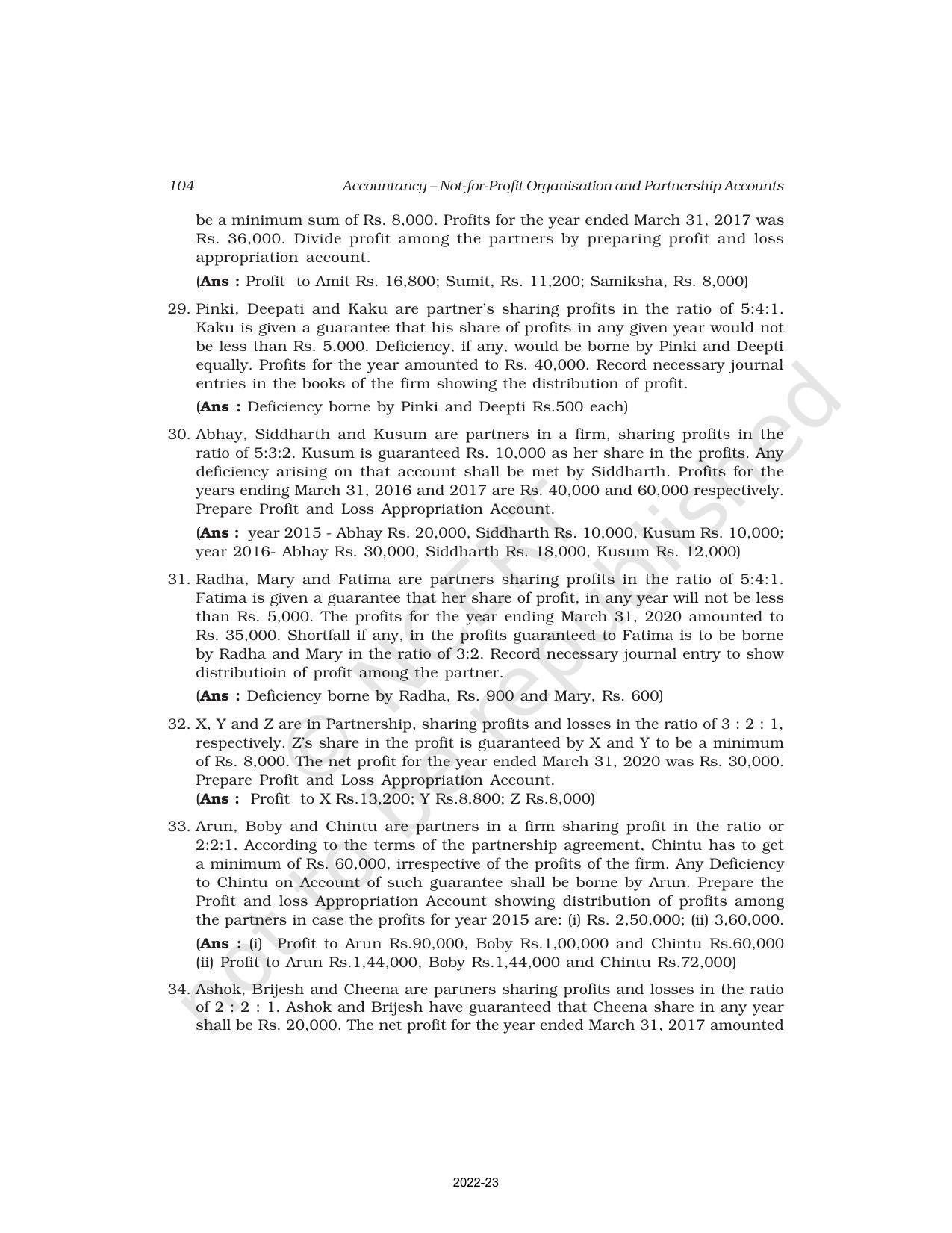 NCERT Book for Class 12 Accountancy Part I Chapter 1