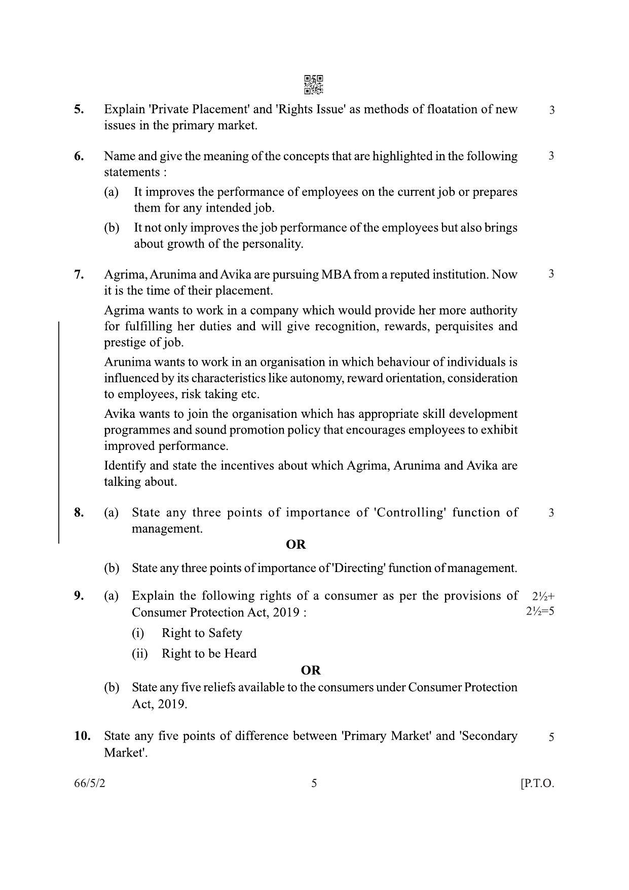 CBSE Class 12 66 5 2 Business Studies 2022 Question Paper IndCareer Docs cbse-class-12-66-5-2-business-studies-2022-question-paper-indcareer-docs