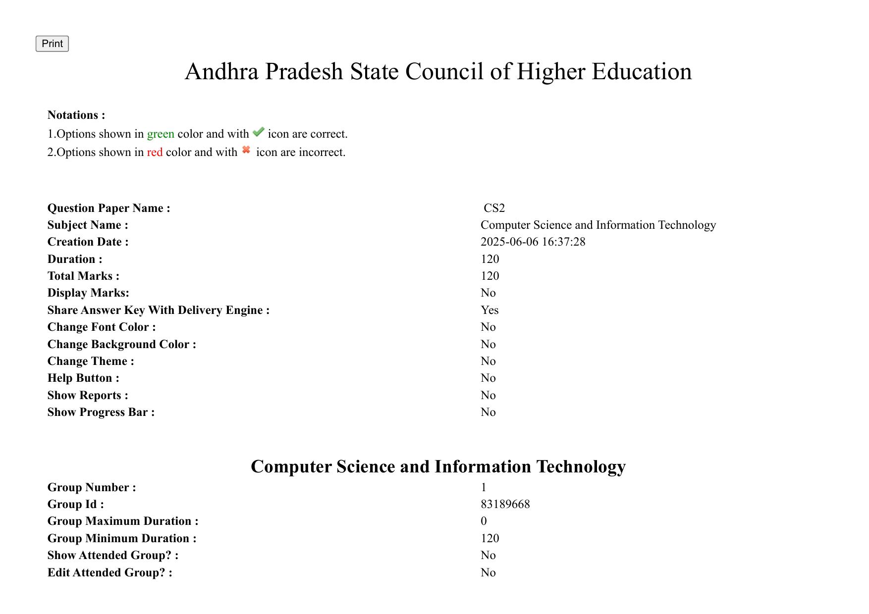 AP PGCET 2025 Computer Science Engineering Paper with Answer Key ...
