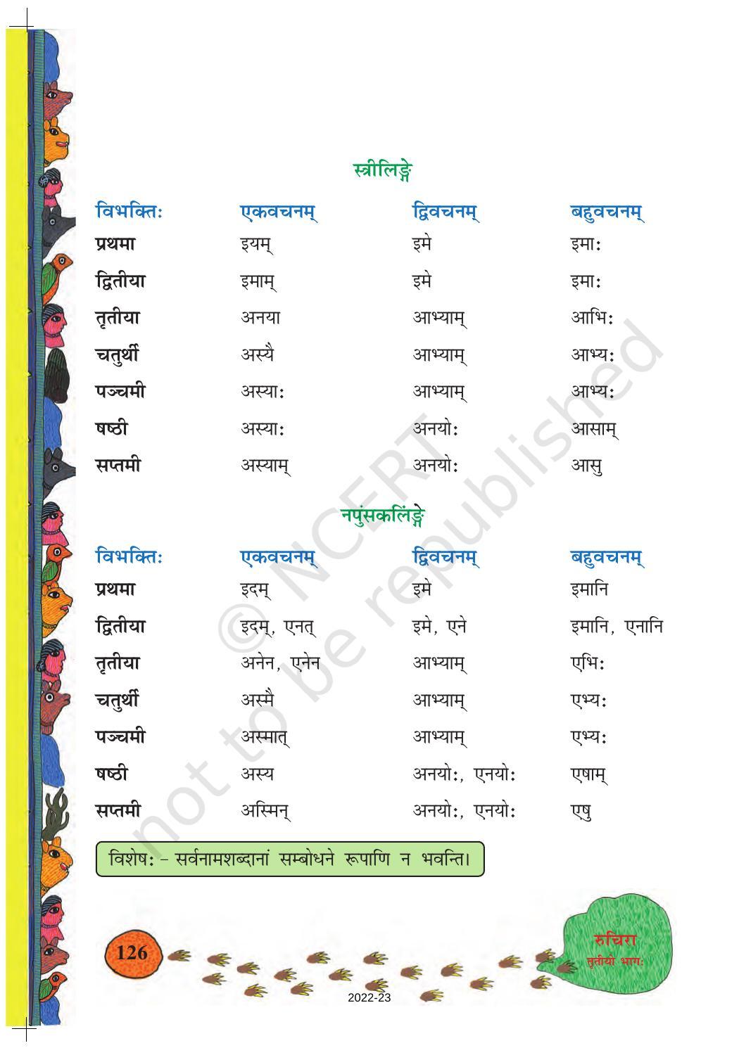 NCERT Book for Class 8 Sanskrit Chapter 15 प्रहेलिकाः