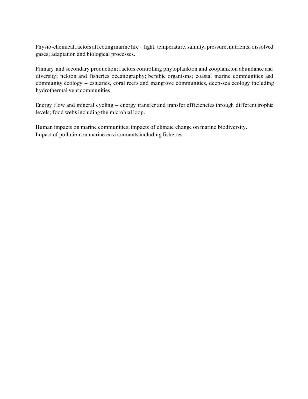 TNSET Syllabus - Earth Sciences - IndCareer Docs