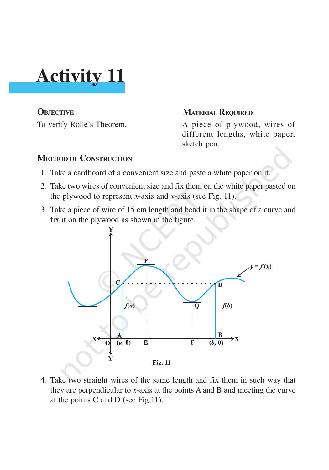 NCERT Laboratory Manuals for Class XII Mathematics - Activities (11- 20 ...