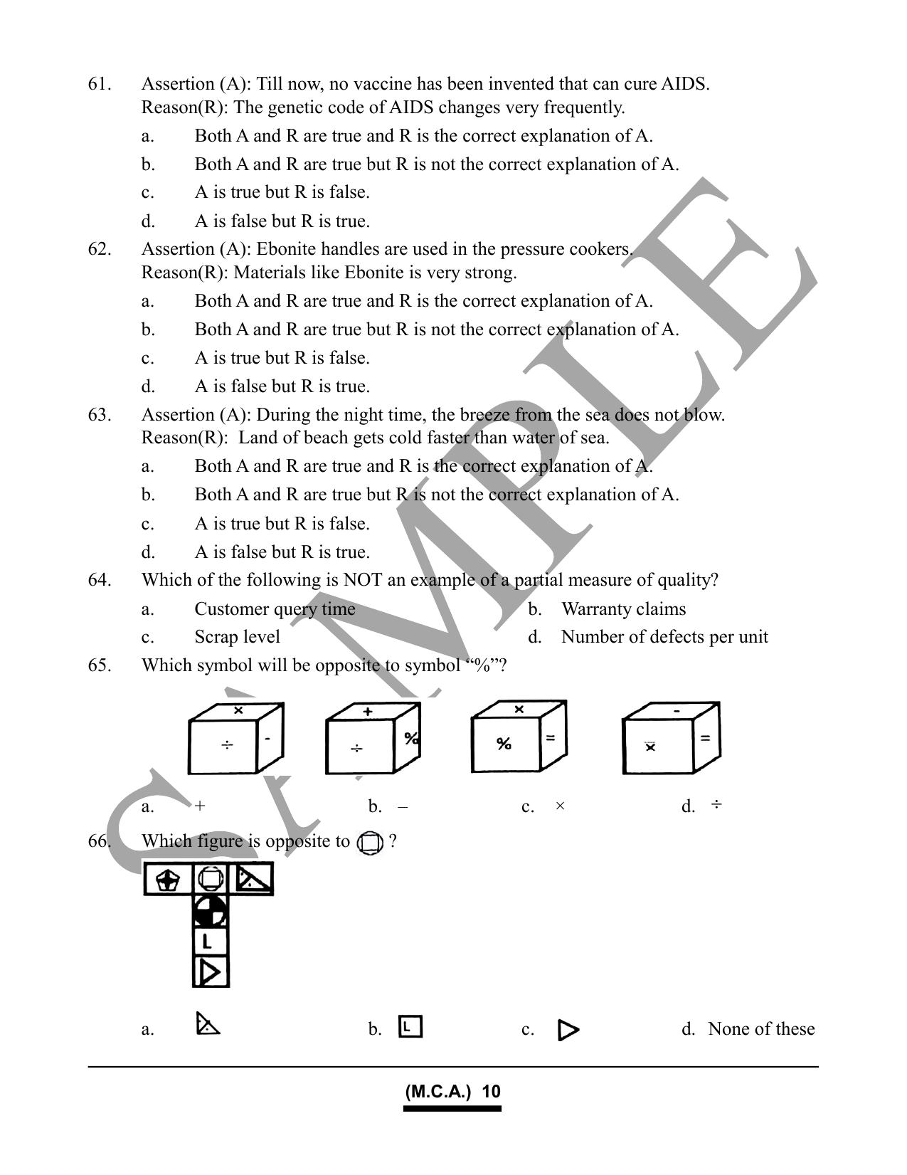 HPCET MCA 2023 Sample Paper - IndCareer Docs