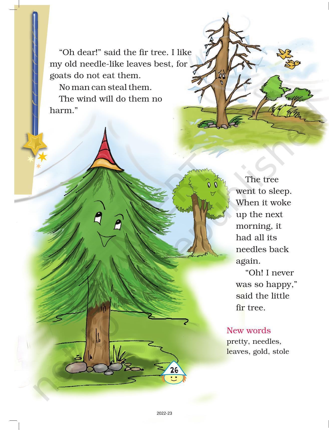 NCERT Book for Class 4 English: Chapter 4-The Little Fir Tree ...
