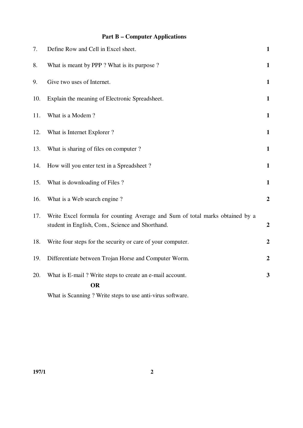 CBSE Class 12 197-1 TYPOGRAPHY & COMPUTER APPLICATIONS 2016 Question ...