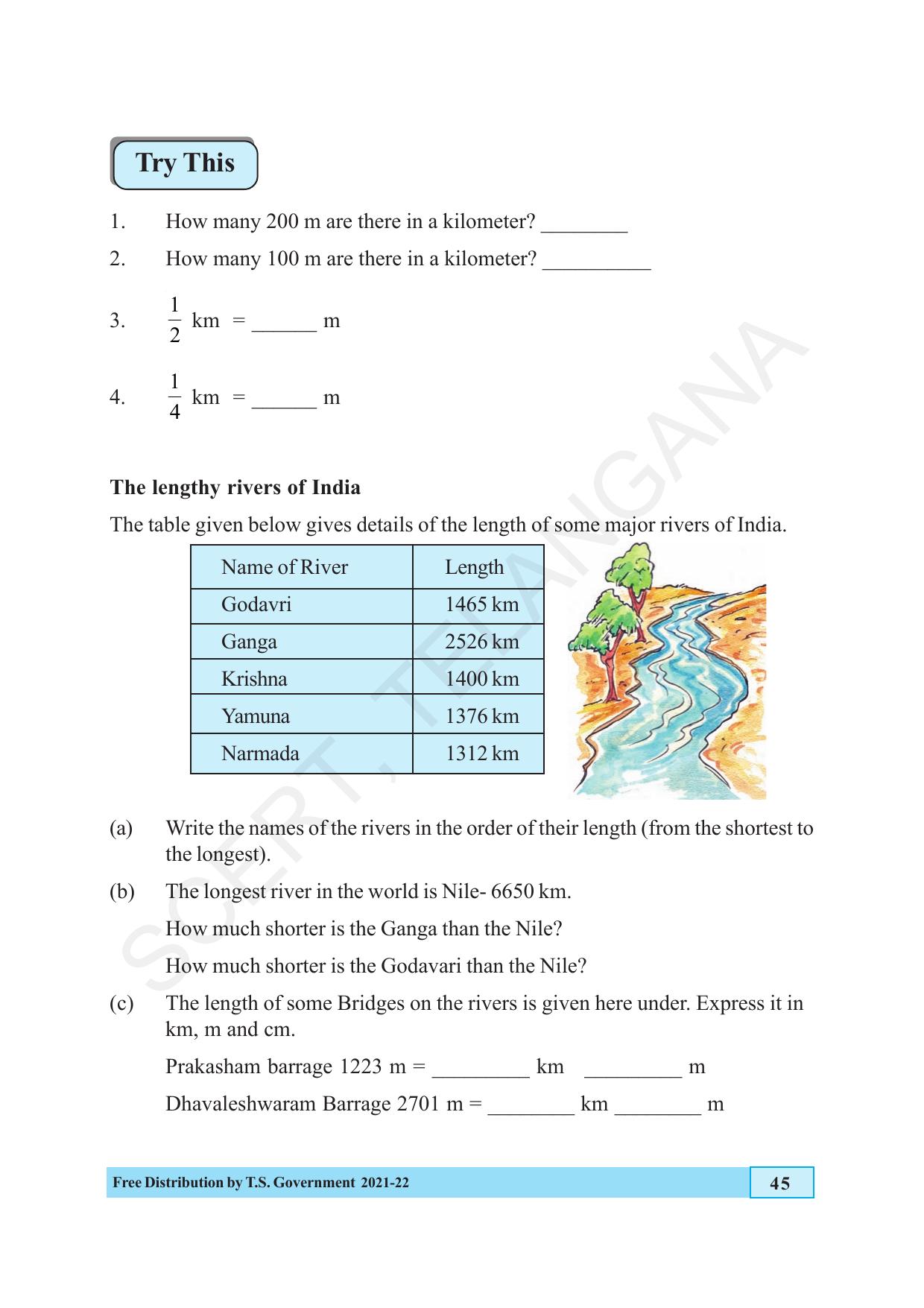 TS SCERT Class 5 Maths English Medium Text Book IndCareer Docs
