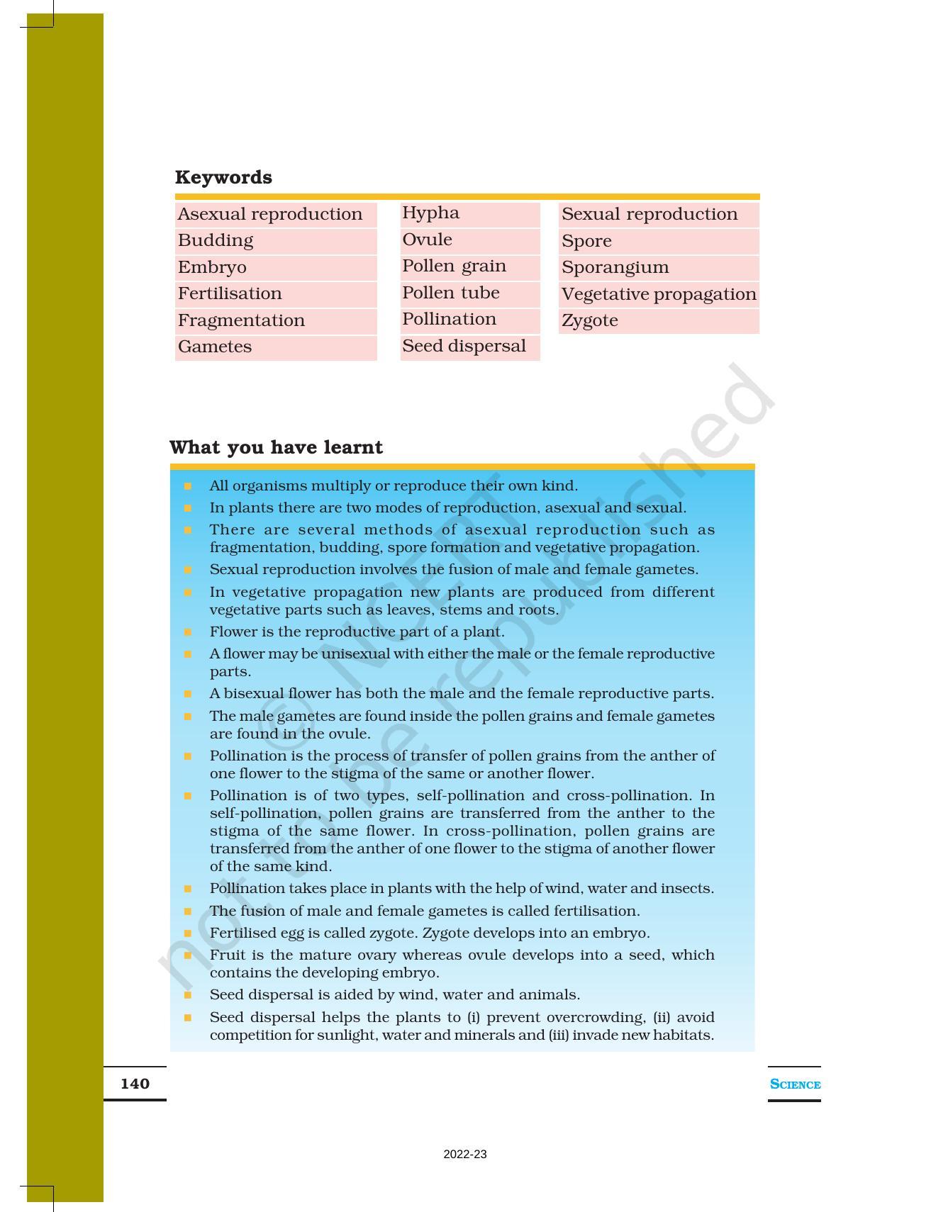 NCERT Book for Class 7 Science: Chapter 12-Reproduction in Plants ...