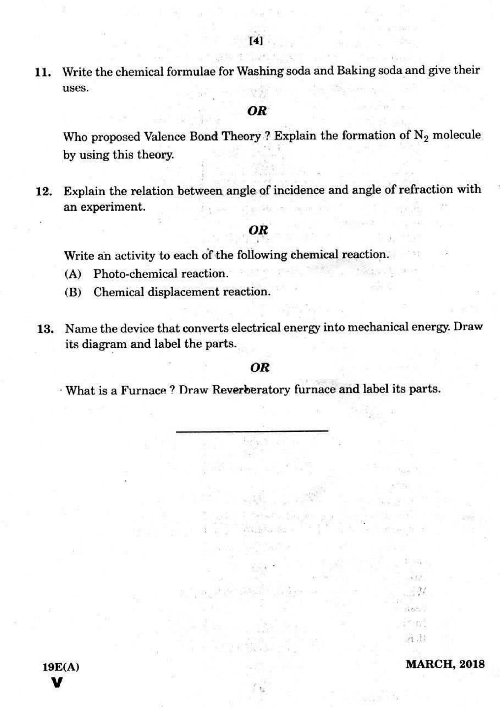 AP Class 10 Science (Paper I) 2018 Question Paper - IndCareer Docs