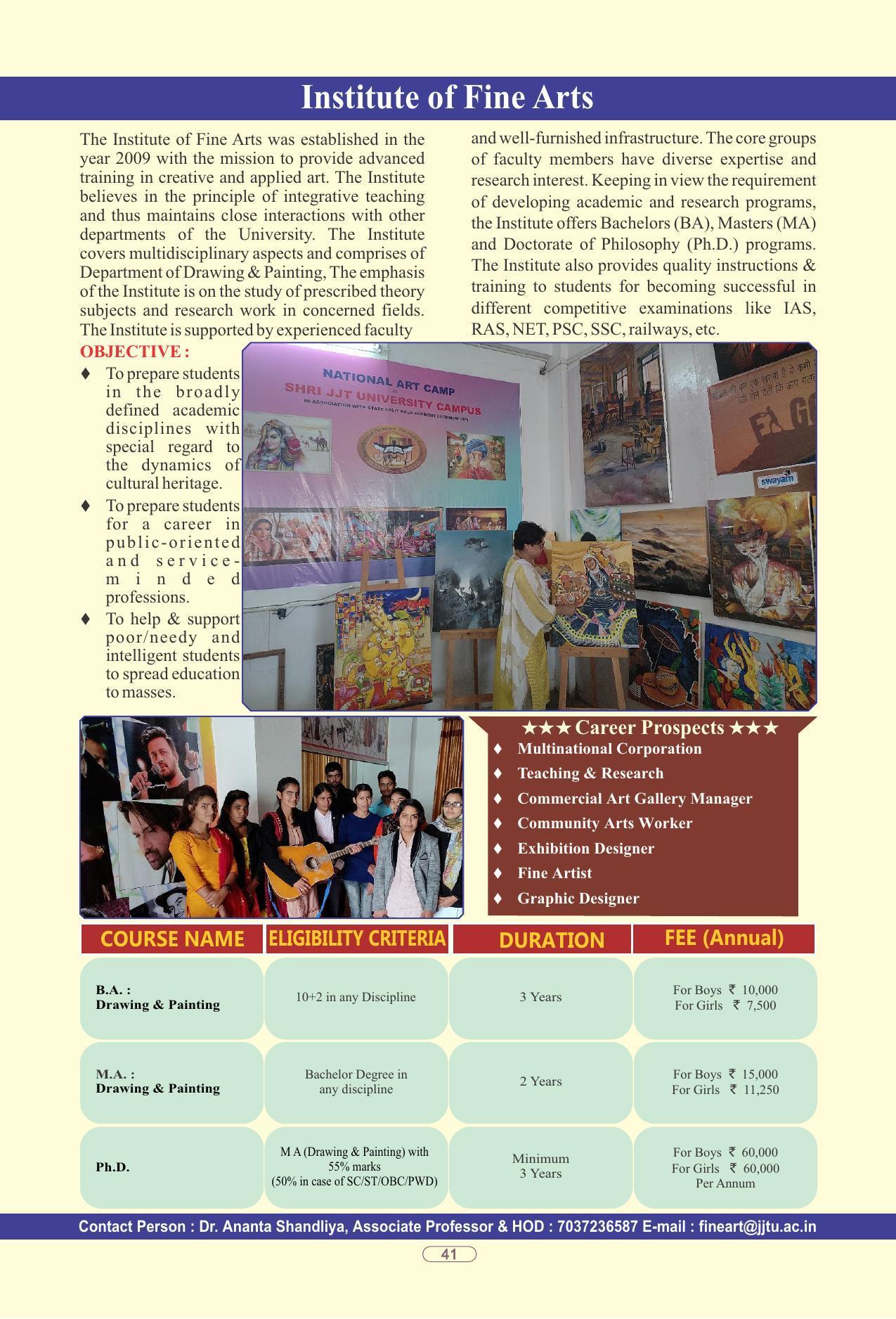 Shri Jagdishprasad Jhabarmal Tibrewala University (JJTU), Jhunjhunu ...