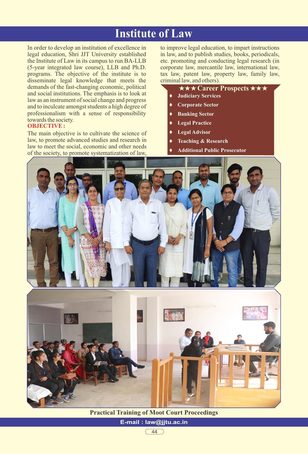 Shri Jagdishprasad Jhabarmal Tibrewala University (JJTU), Jhunjhunu ...