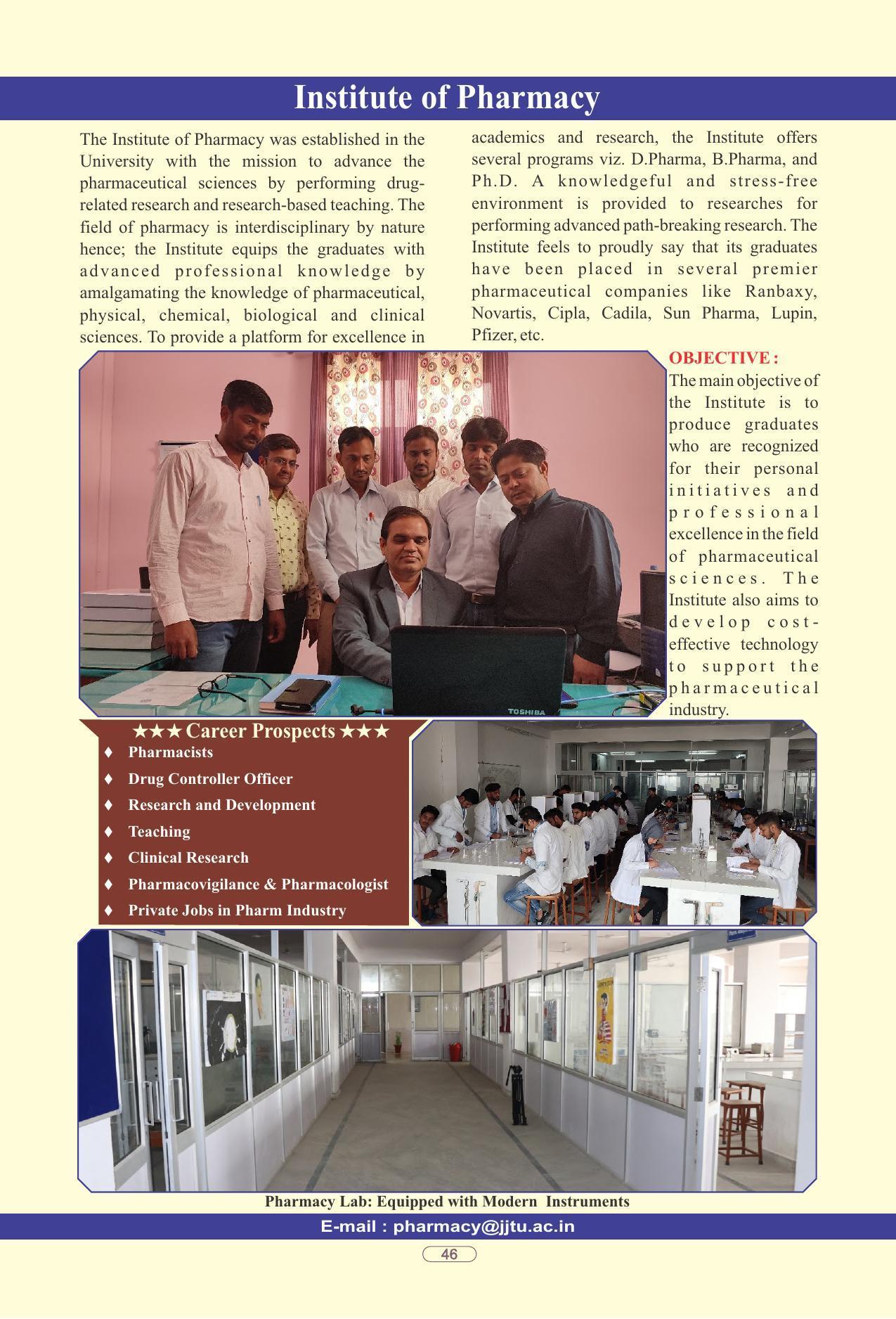 Shri Jagdishprasad Jhabarmal Tibrewala University (JJTU), Jhunjhunu ...