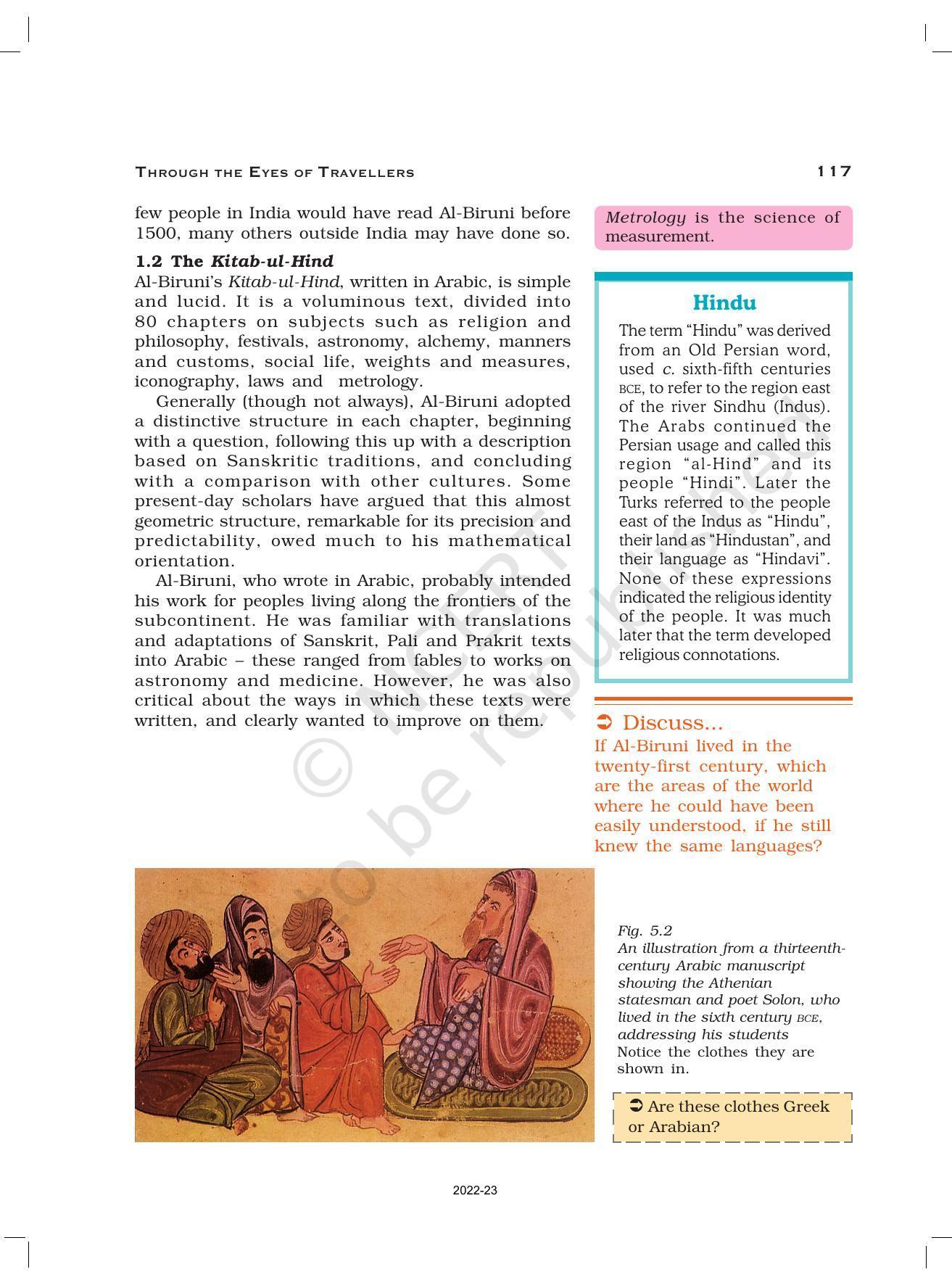 NCERT Book for Class 12 History Chapter 5 Through
