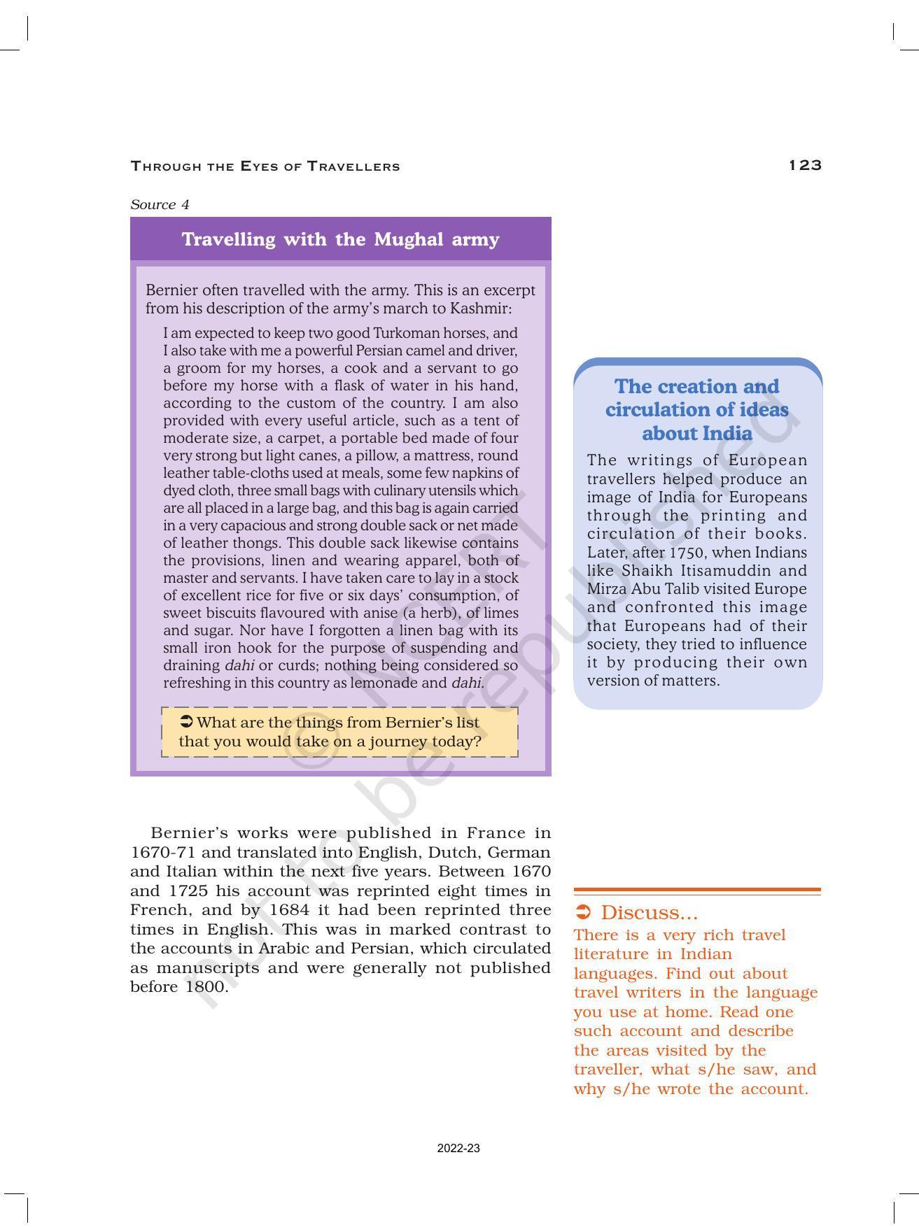 NCERT Book for Class 12 History Chapter 5 Through