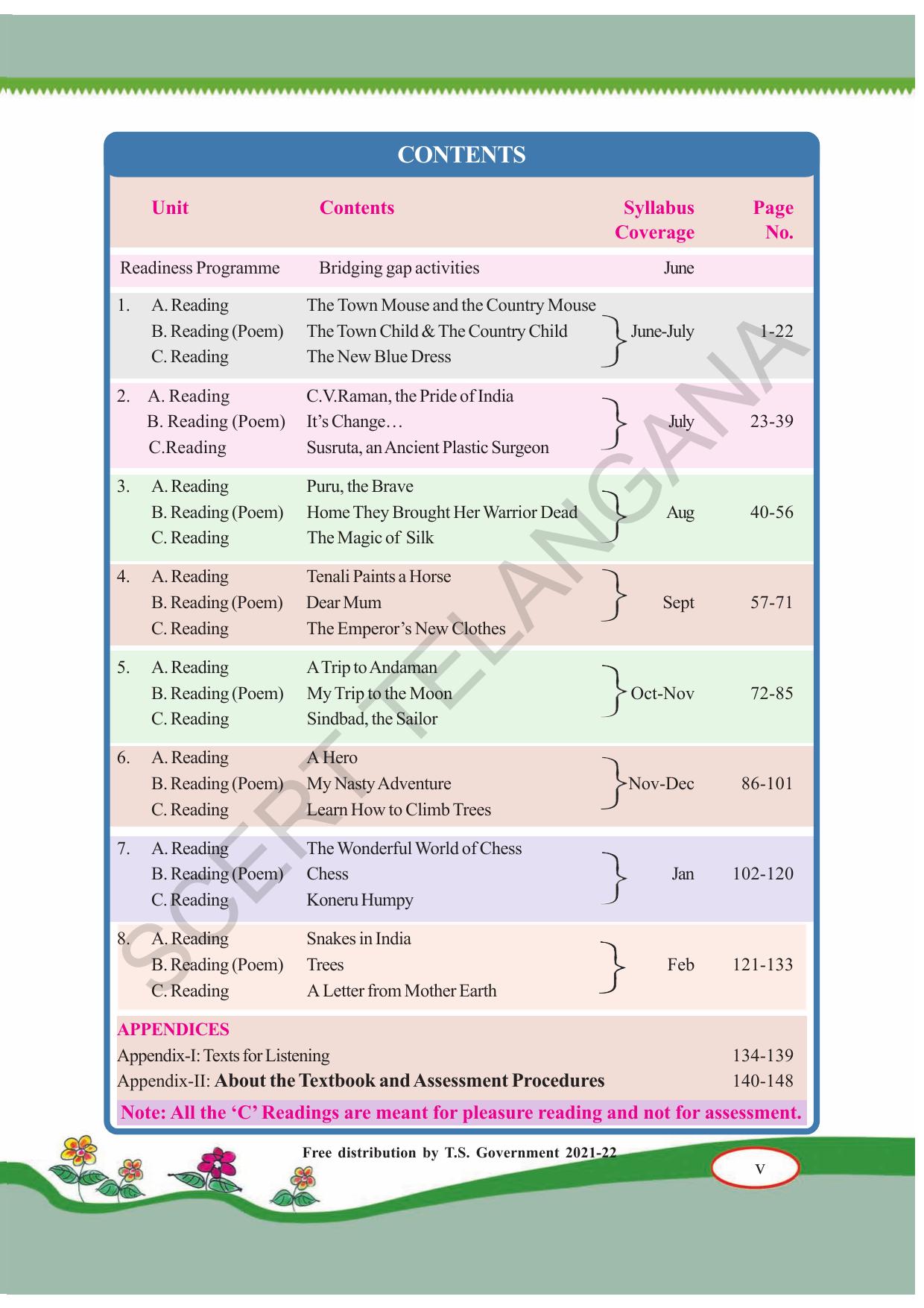 TS SCERT Class 7 English(English Medium) Text Book - IndCareer Docs