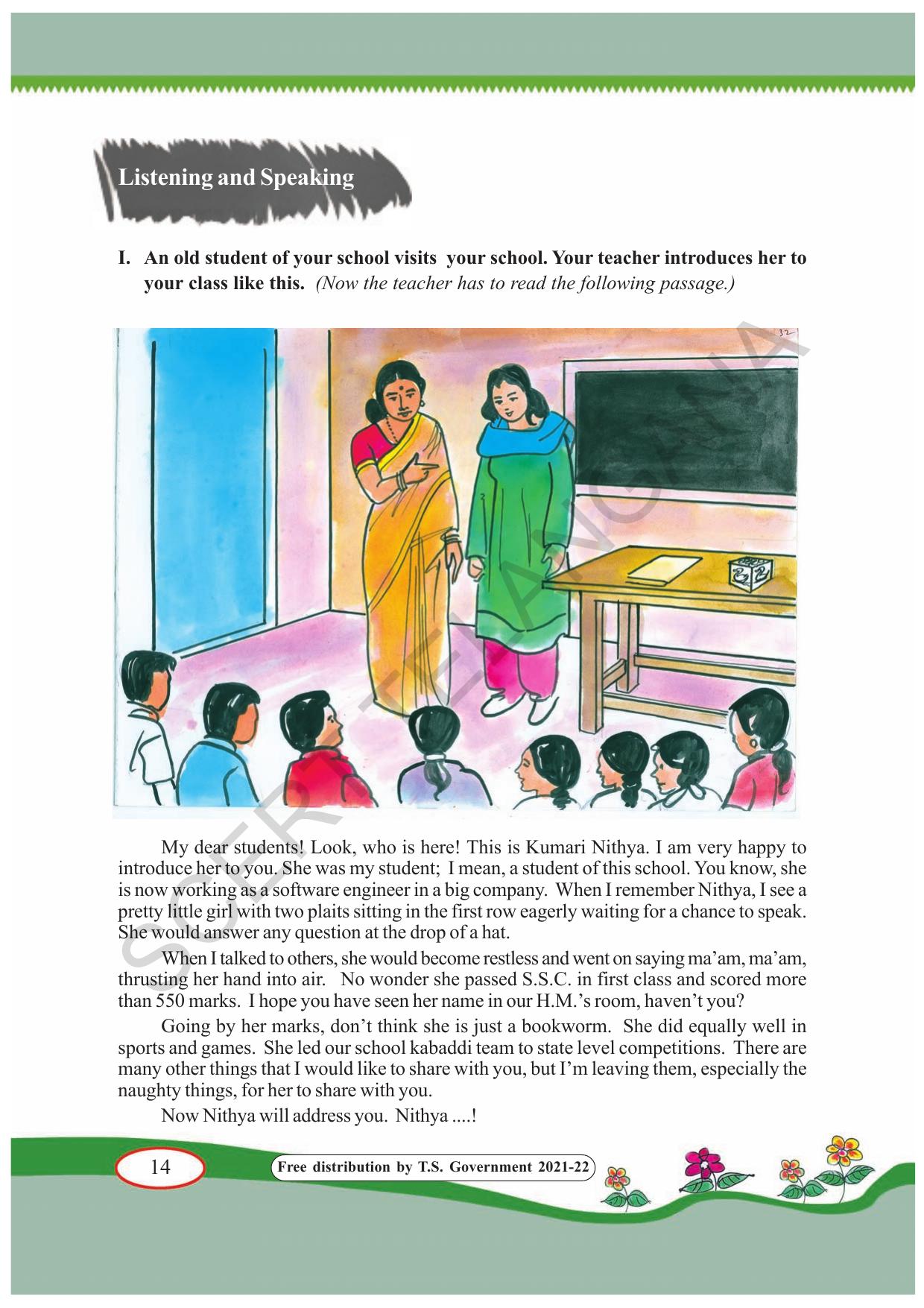 TS SCERT Class 7 English(English Medium) Text Book - IndCareer Docs