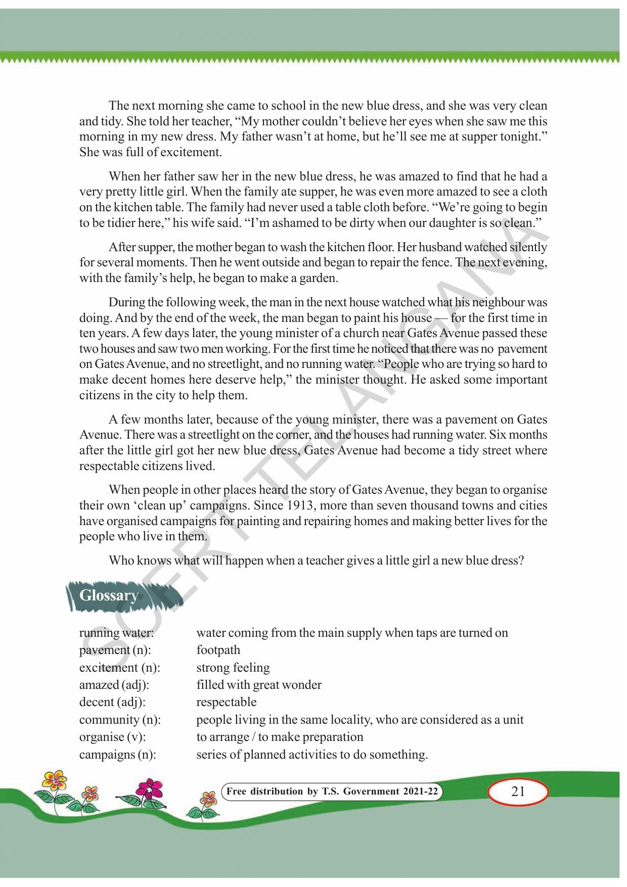 TS SCERT Class 7 English(English Medium) Text Book - IndCareer Docs