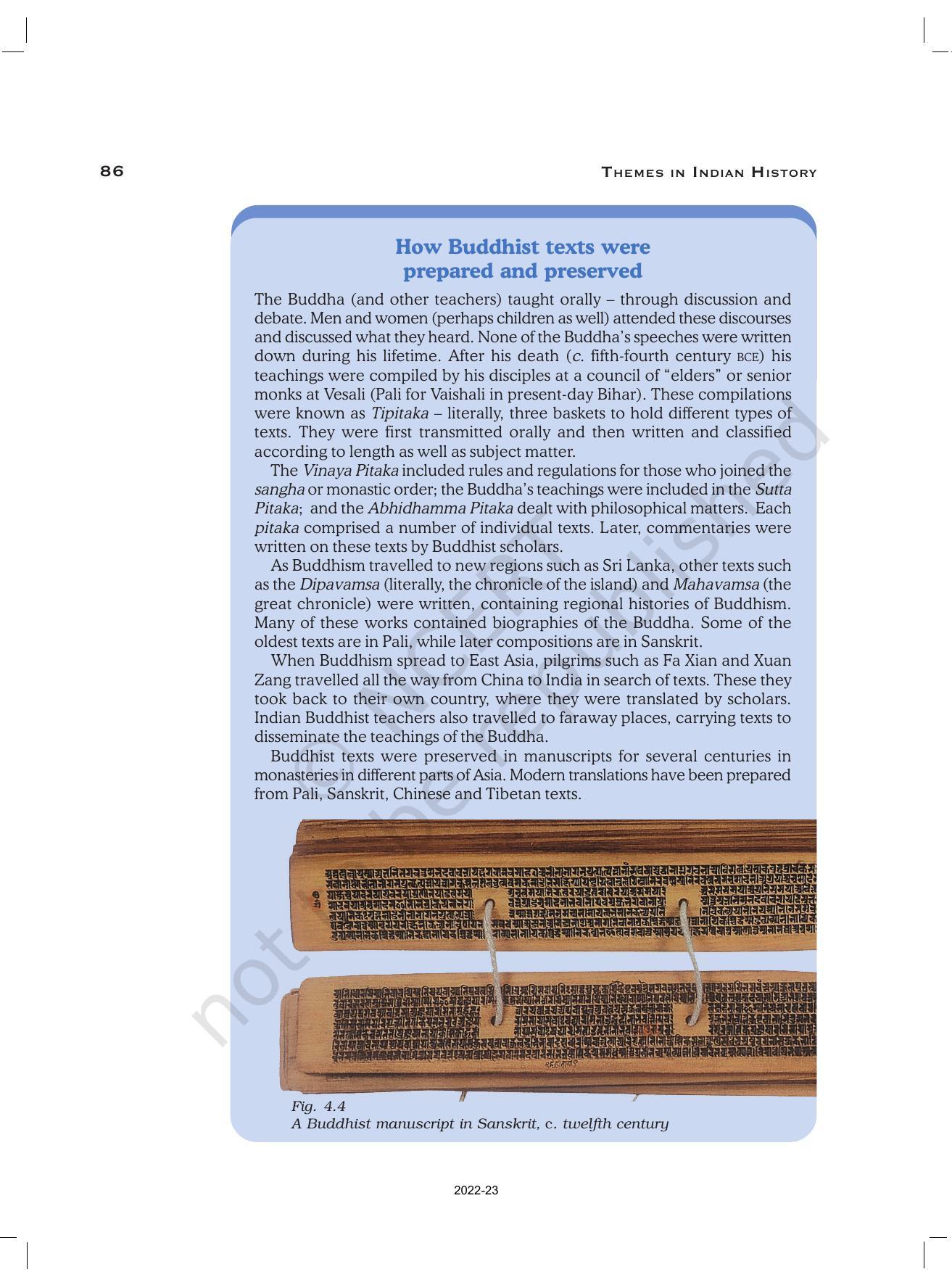 NCERT Book for Class 12 History Chapter 4 Thinkers, Beliefs