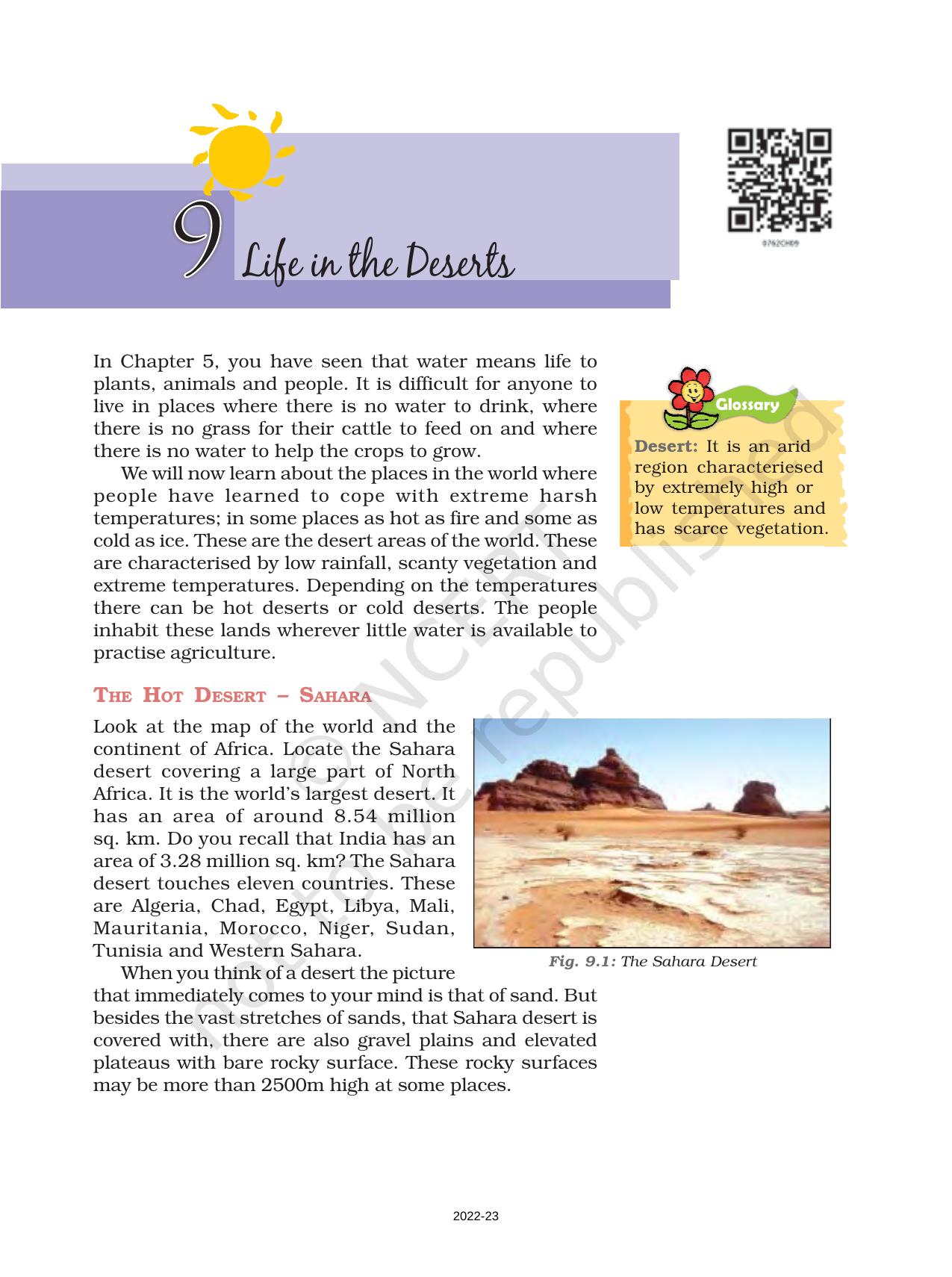 NCERT Book for Class 7 Social Science(Geography): Chapter 9-Life in the ...