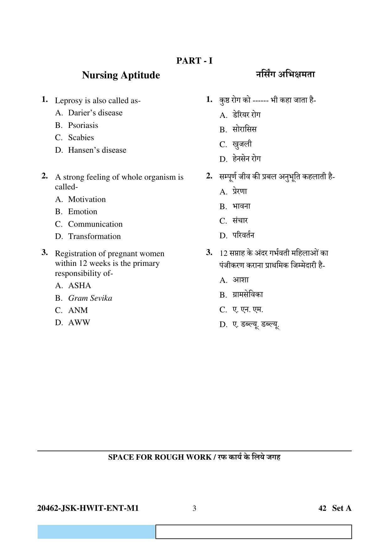 CG B.Sc Nursing Question Papers 2026: Download PDF & Pattern