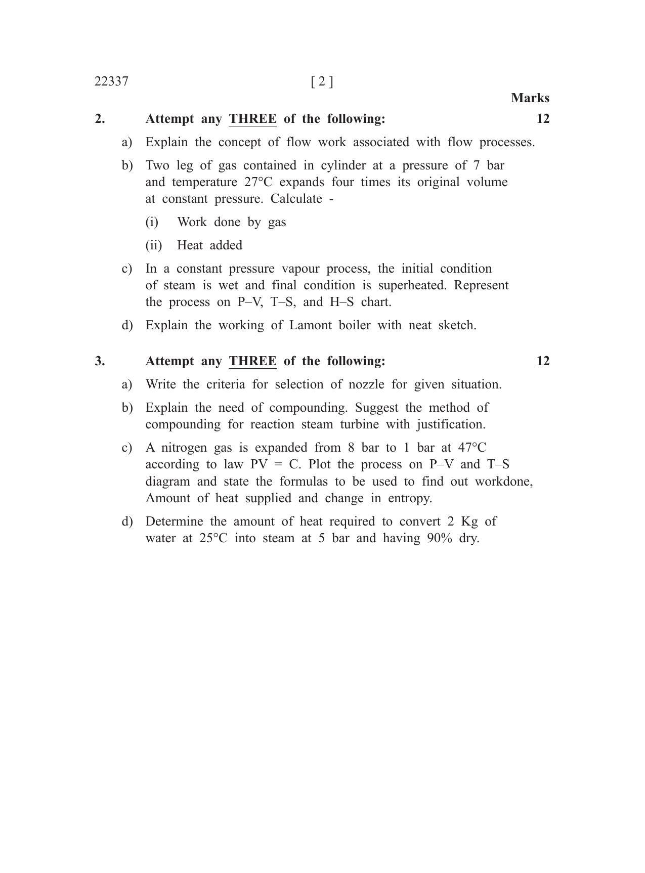 MSBTE Question Paper - 2019 - Thermal Engineering - IndCareer Docs