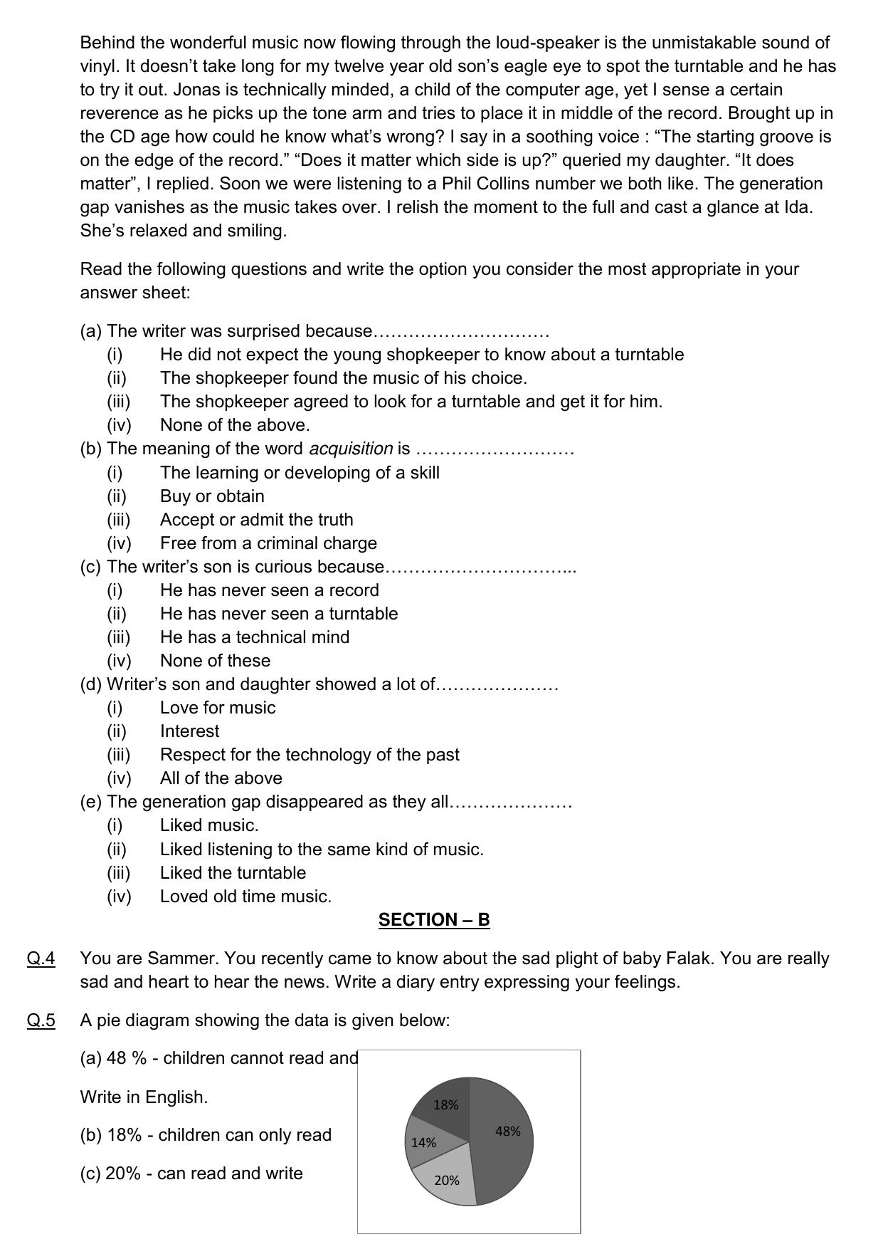 CBSE Worksheets for Class 10 English Assignment 23 - IndCareer Docs