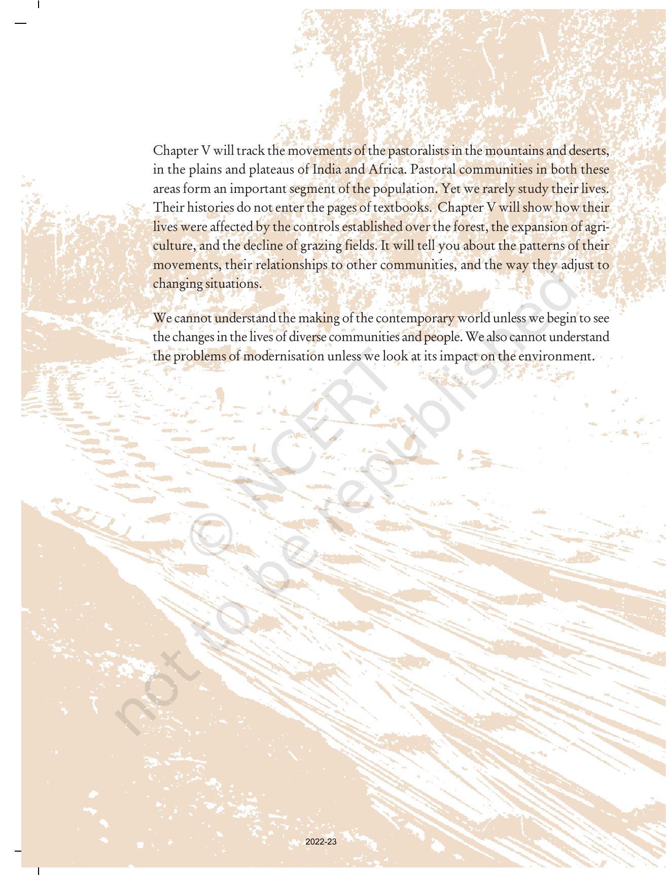 NCERT Book for Class 9 History Chapter 4 Forest Society