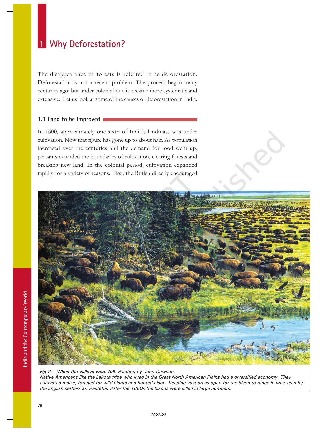 NCERT Book for Class 9 History Chapter 4 Forest Society
