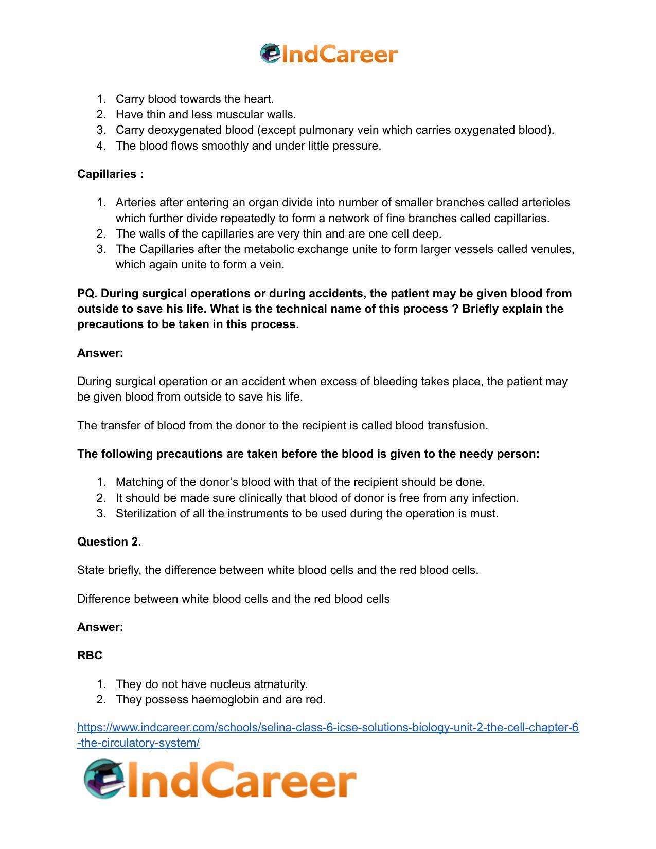 Selina Class 6 ICSE Solutions Biology (Unit 2) - The Cell: Chapter 6 ...