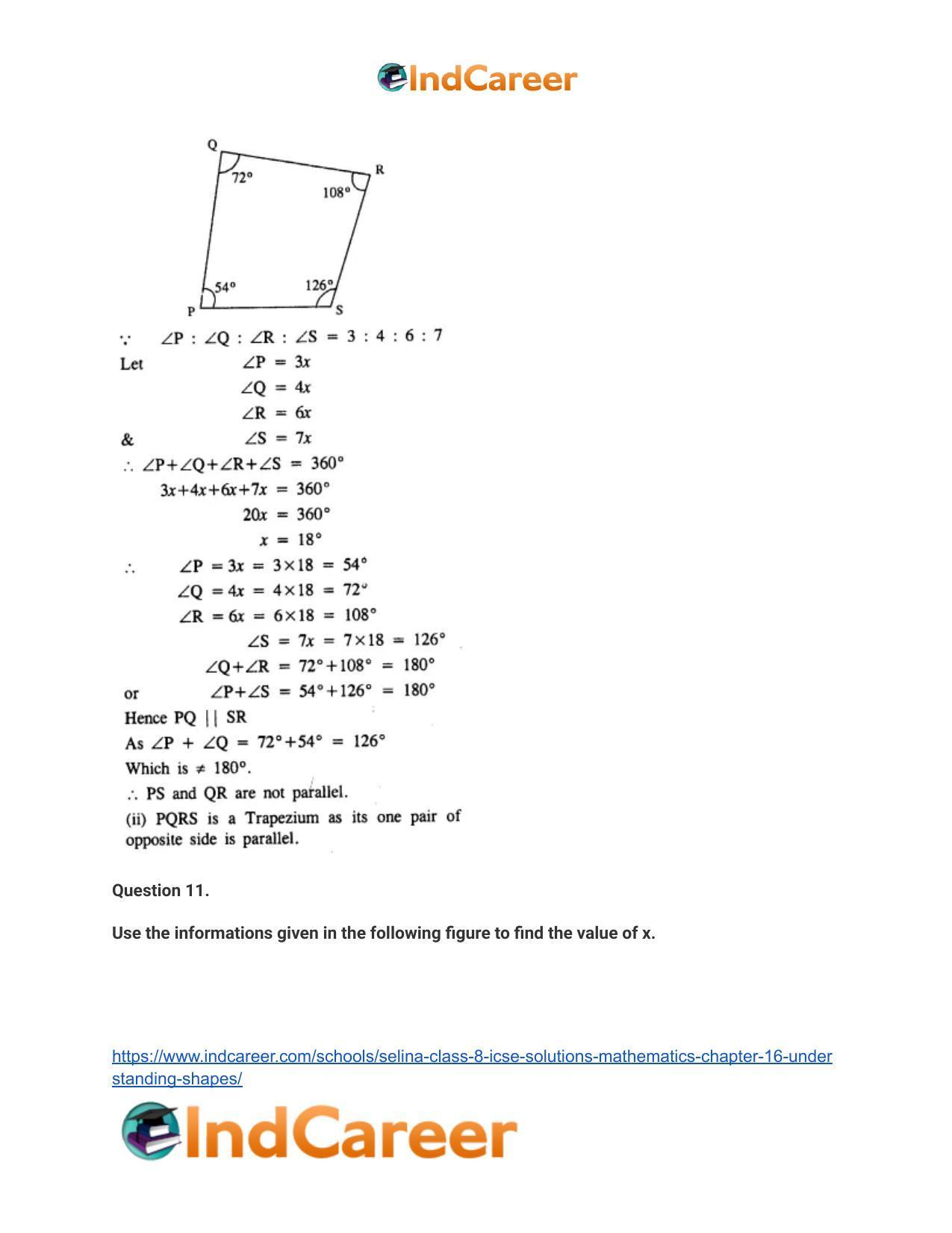 Selina Class 8 ICSE Solutions Mathematics : Chapter 16- Understanding ...